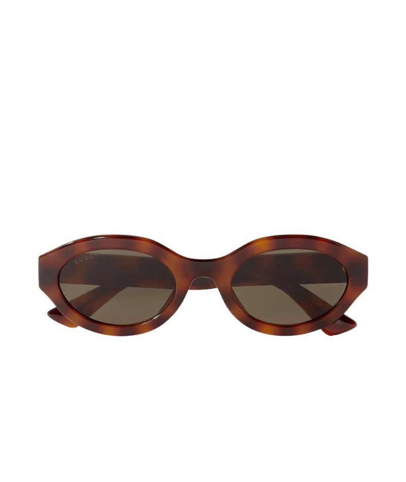 Gucci sunglasses BNWT oval style in tortoise shell Oval frame sunglasses in tortoiseshell | GUCCI® SI main image 3