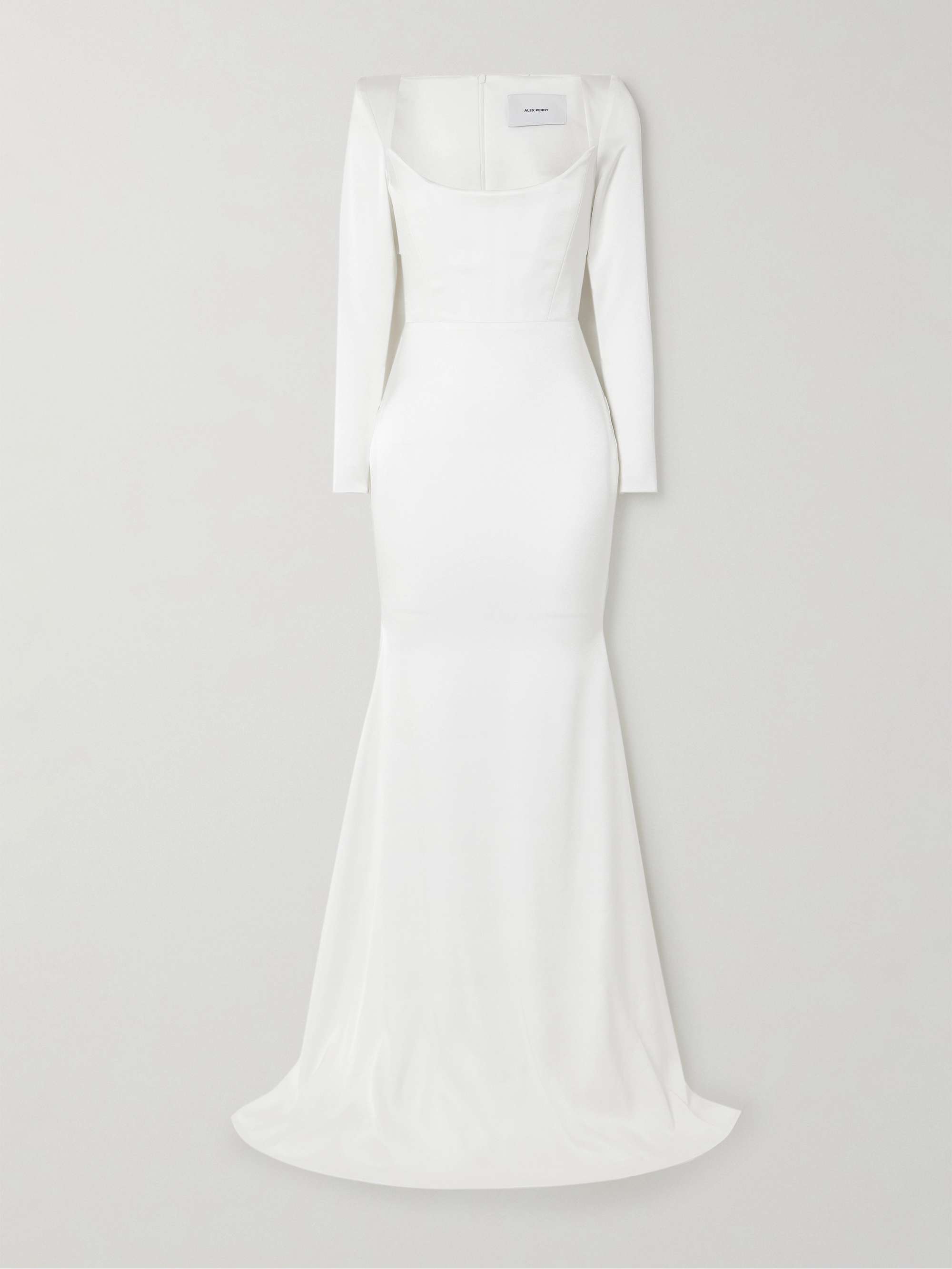 Alex Perry Lace-Trimmed Satin-Crepe Mini Dress In White - 60% Off | Editorialist Alex Perry Lace-Trimmed Satin-Crepe Mini Dress In White - 60% Off | Editorialist