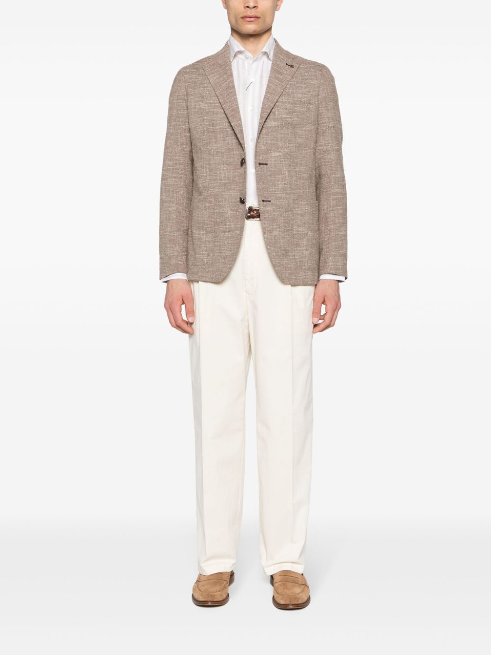 DELL'OGLIO striped linen shirt