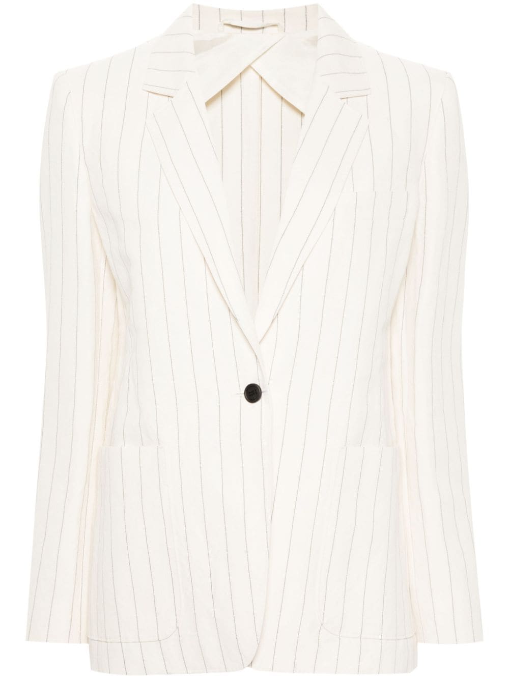 MAX MARA Max Mara Single-Breasted Pinstriped Blazer