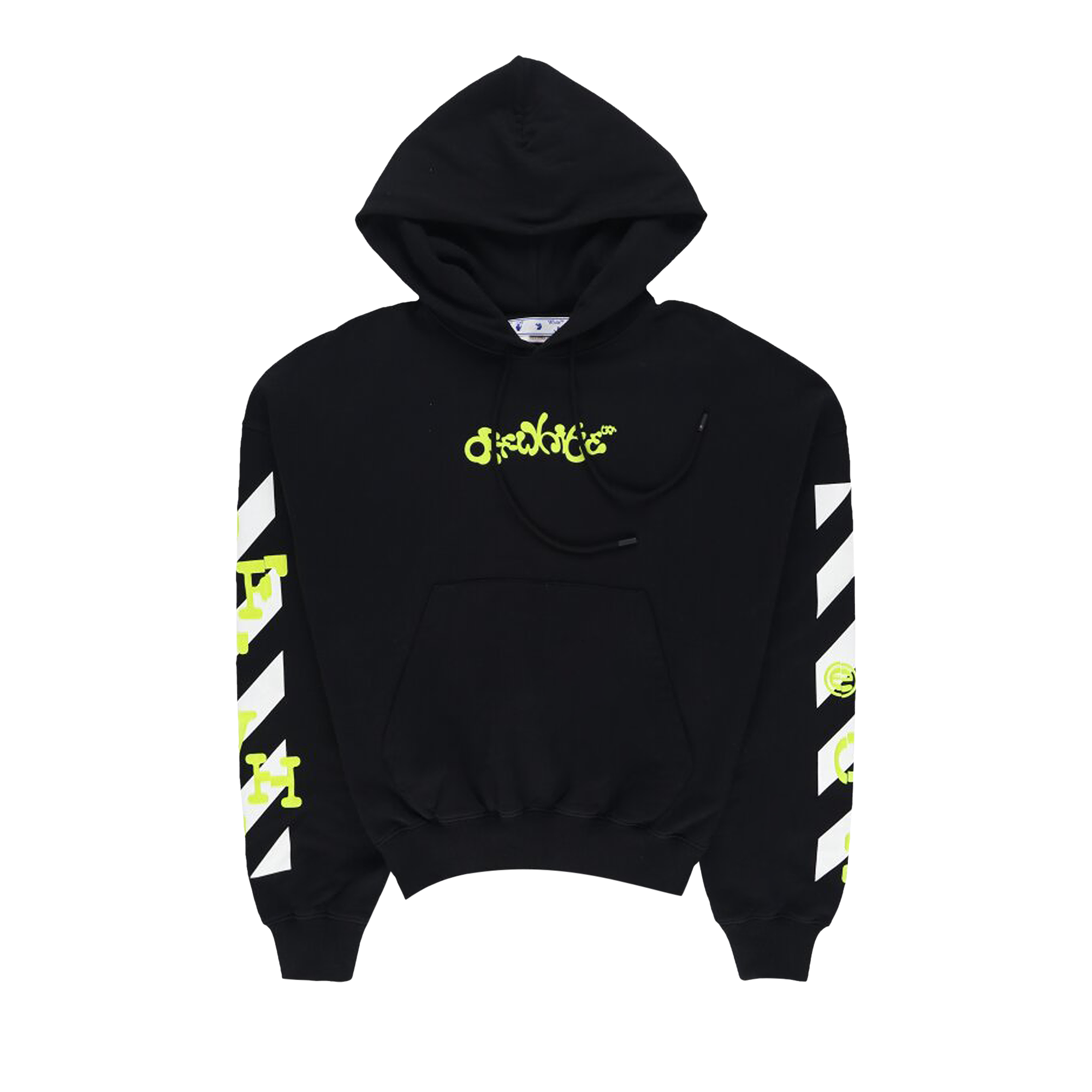 Off-White Opposite Arrow Boxy Hoodie - Black | Editorialist Off-White Opposite Arrow Boxy Hoodie - Black | Editorialist