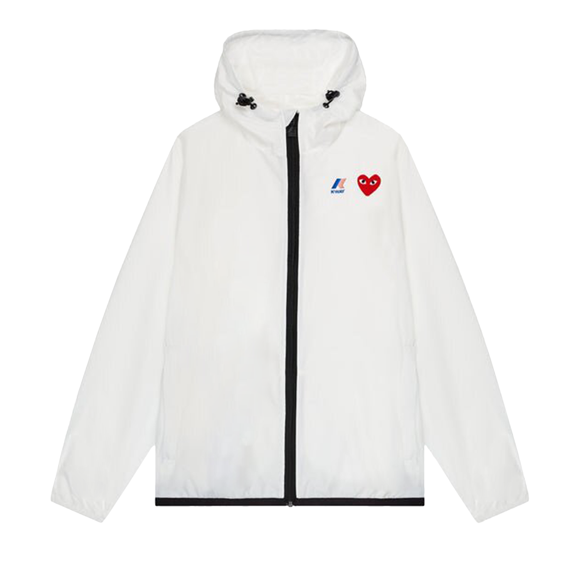 PLAY COMME DES GARCON Comme Des Garçons Play x K-Way Zipped Hooded Jacket