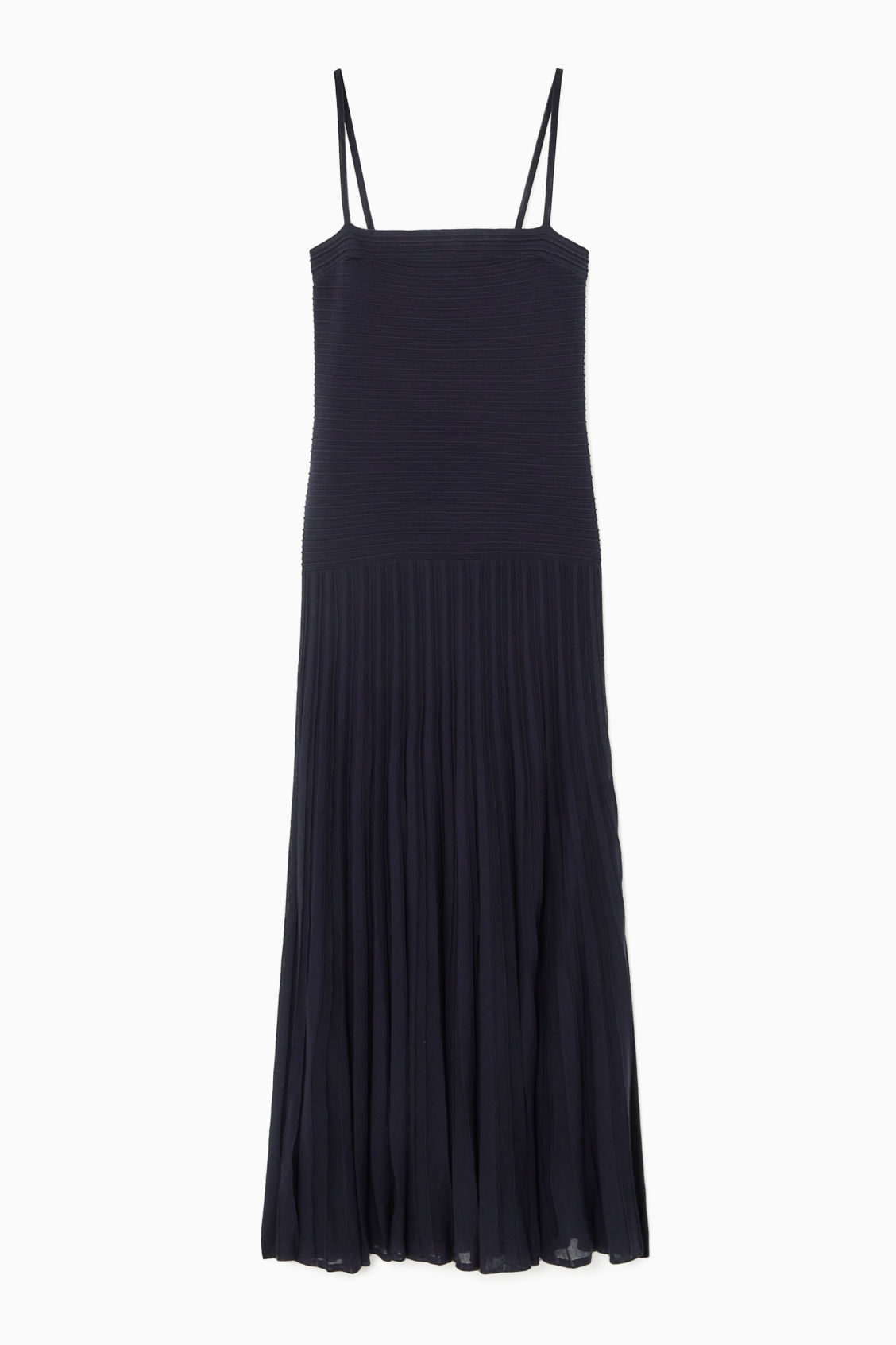 Cos Pleated Knitted Maxi Dress In Green - 50% Off | Editorialist Cos Pleated Knitted Maxi Dress In Green - 50% Off | Editorialist