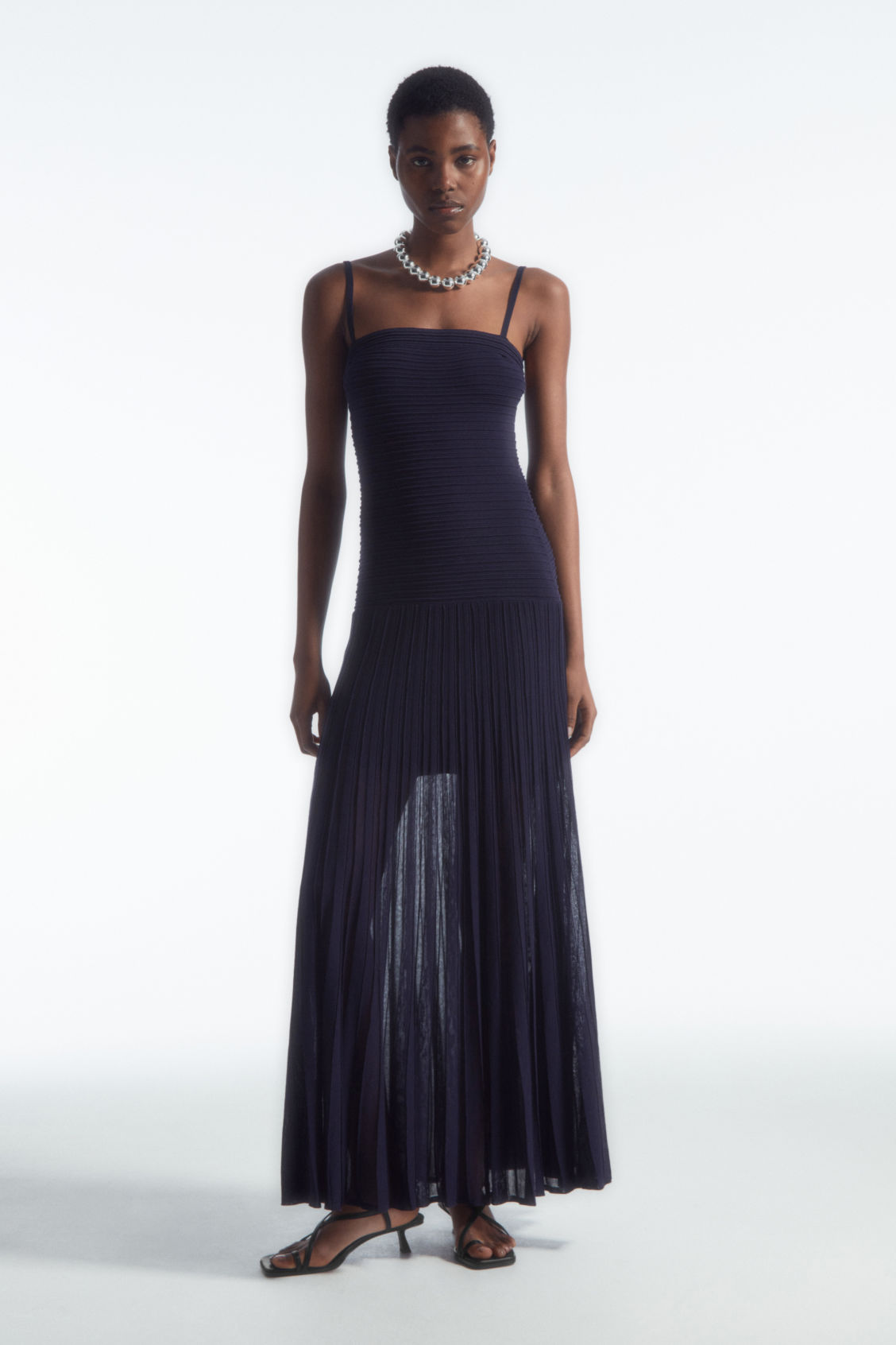 cotter maxi dress Printed Long Sleeve Maxi Dress
