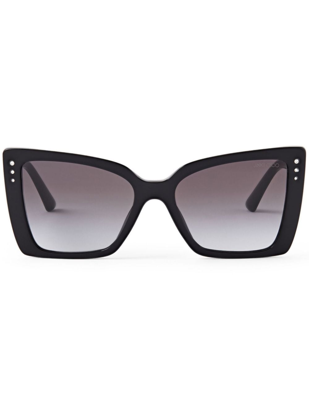 Jimmy Choo Lorea Cat-Eye Sunglasses - Black | Editorialist display picture 3