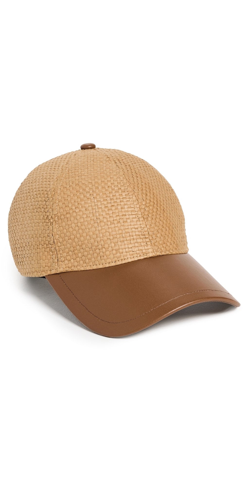 Rag & Bone Harlow Straw Baseball Cap In Natural - 30% Off  display picture 1