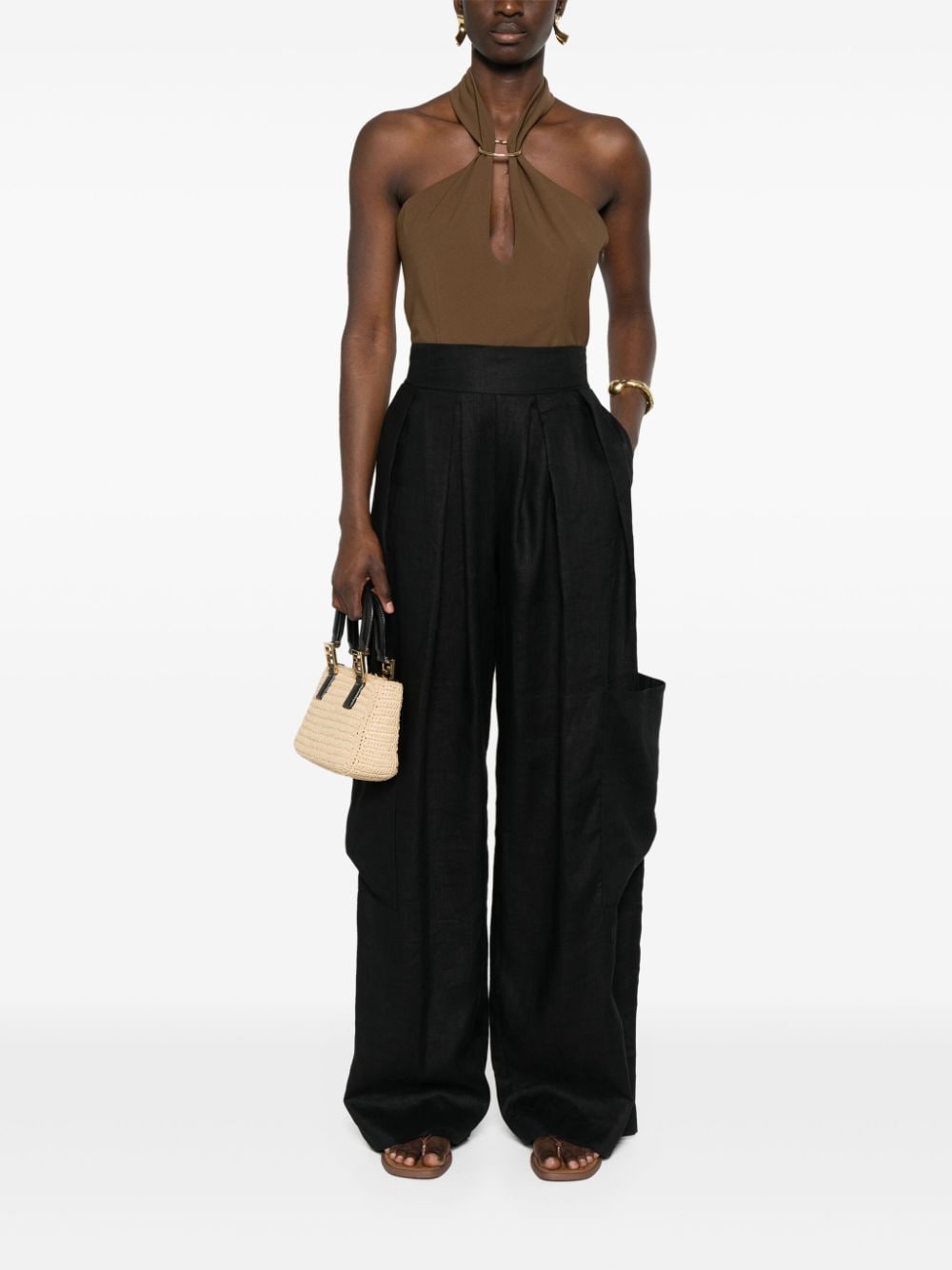 ERMANNO SCERVINO Ermanno Scervino Pleat-Detail Trousers