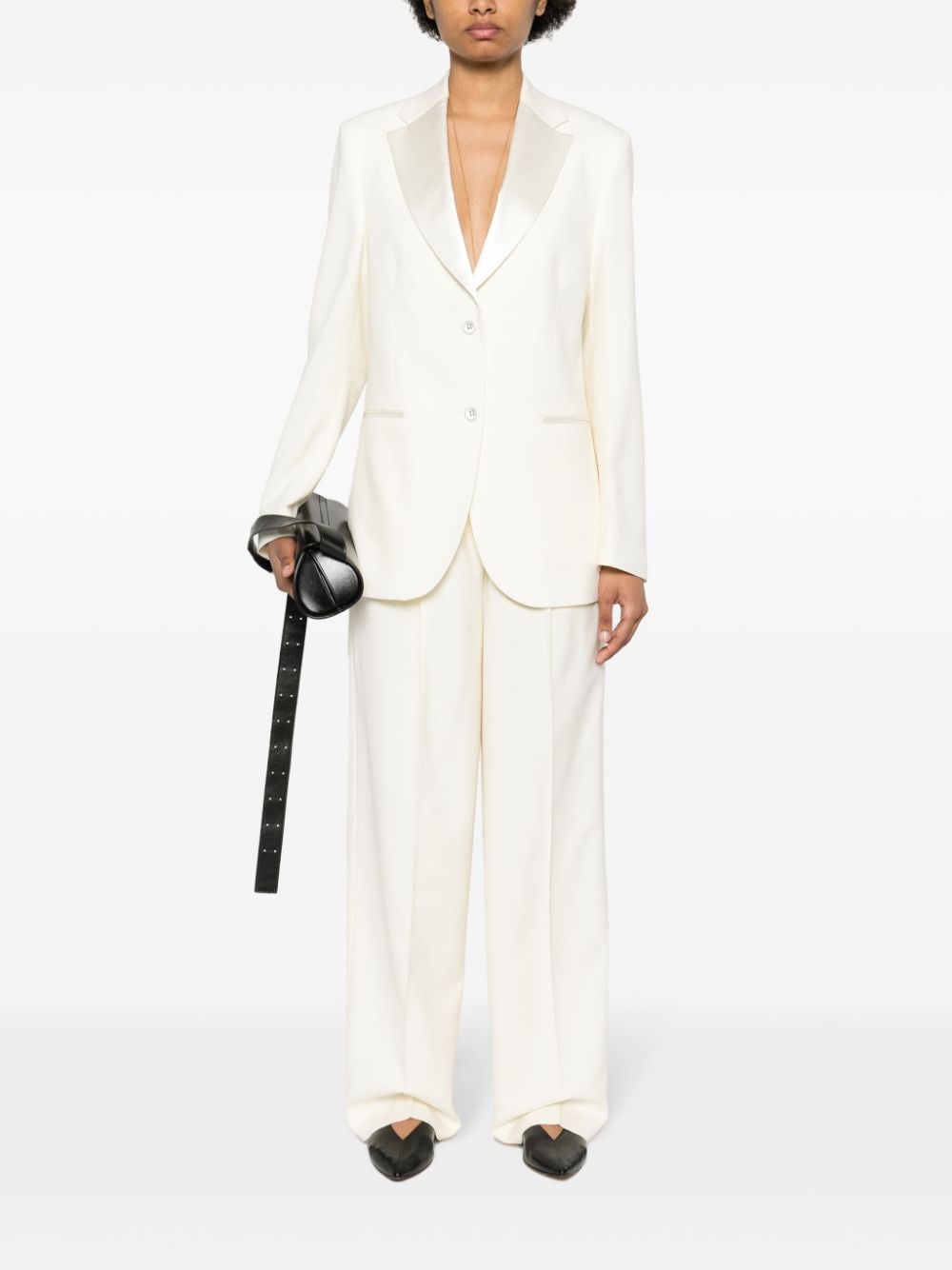 OFFICINE GÉNÉRALE Officine Generale Nastia High-Waisted Palazzo Pants