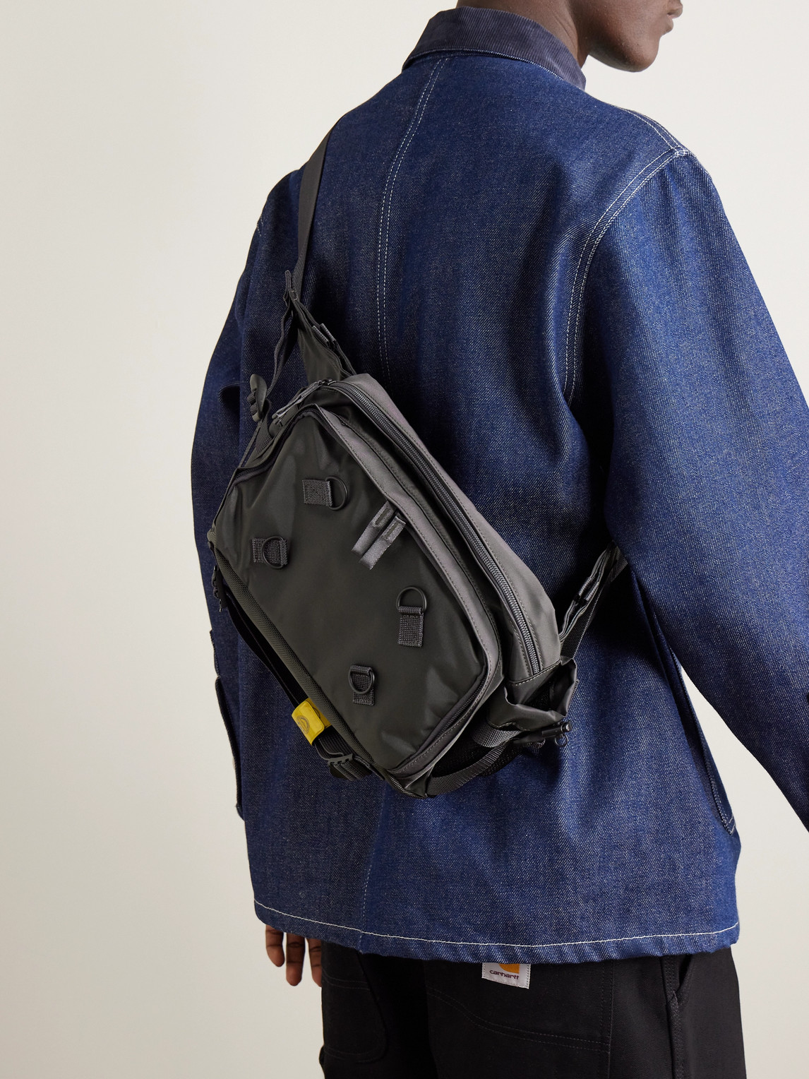 Porter-Yoshida & Co Potr Ride Webbing-Trimmed Shell Belt Bag