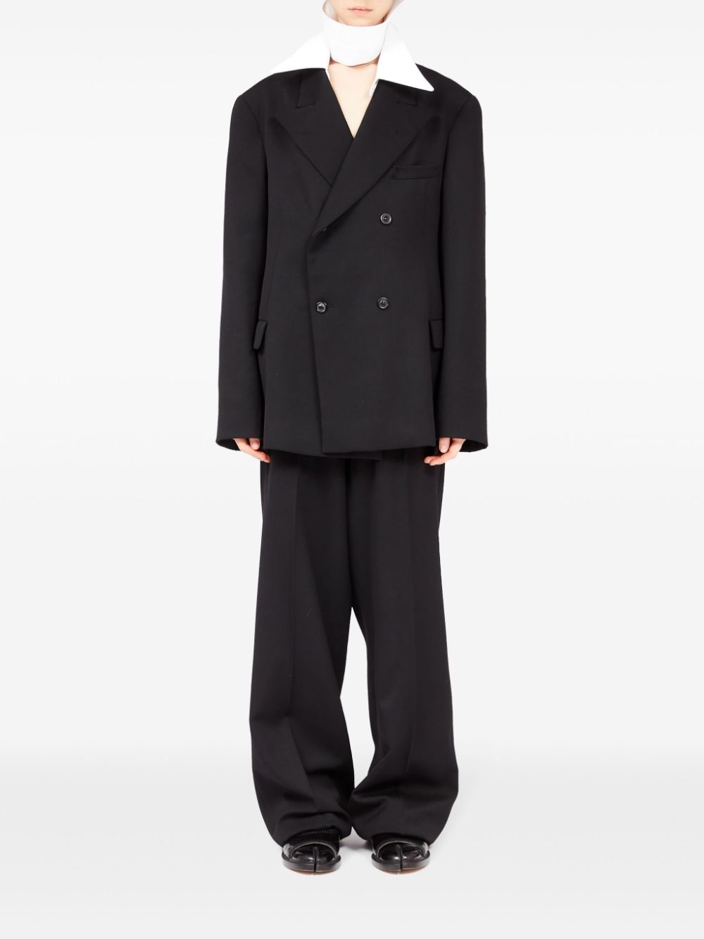 MAISON MARGIELA Double-Breasted Wool Blazer
