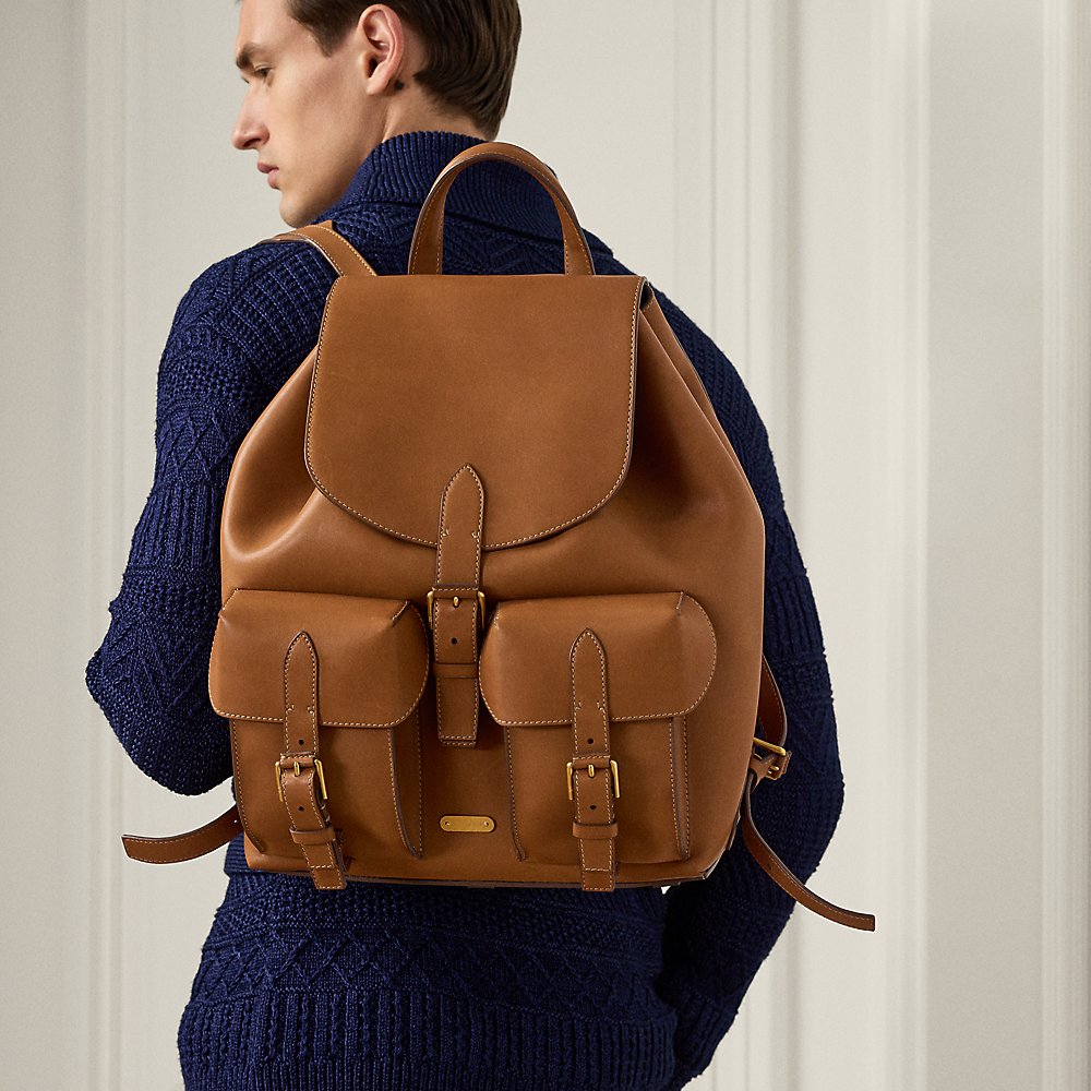 Lauren Ralph Lauren Crimson Nylon Backpack with Gold Hardware Lauren Ralph Lauren Backpack Bags & Handbags for Women for  main image 4