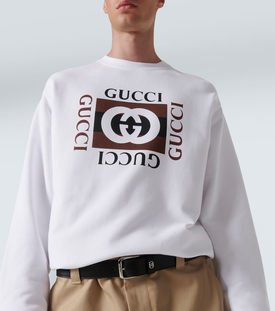 GUCCI グッチ 25AW GGエンボスロゴ コットン プルオーバースウェットパーカー フーディ ホワイト 837930 XJHJO 2839165824.jpg?1775984186