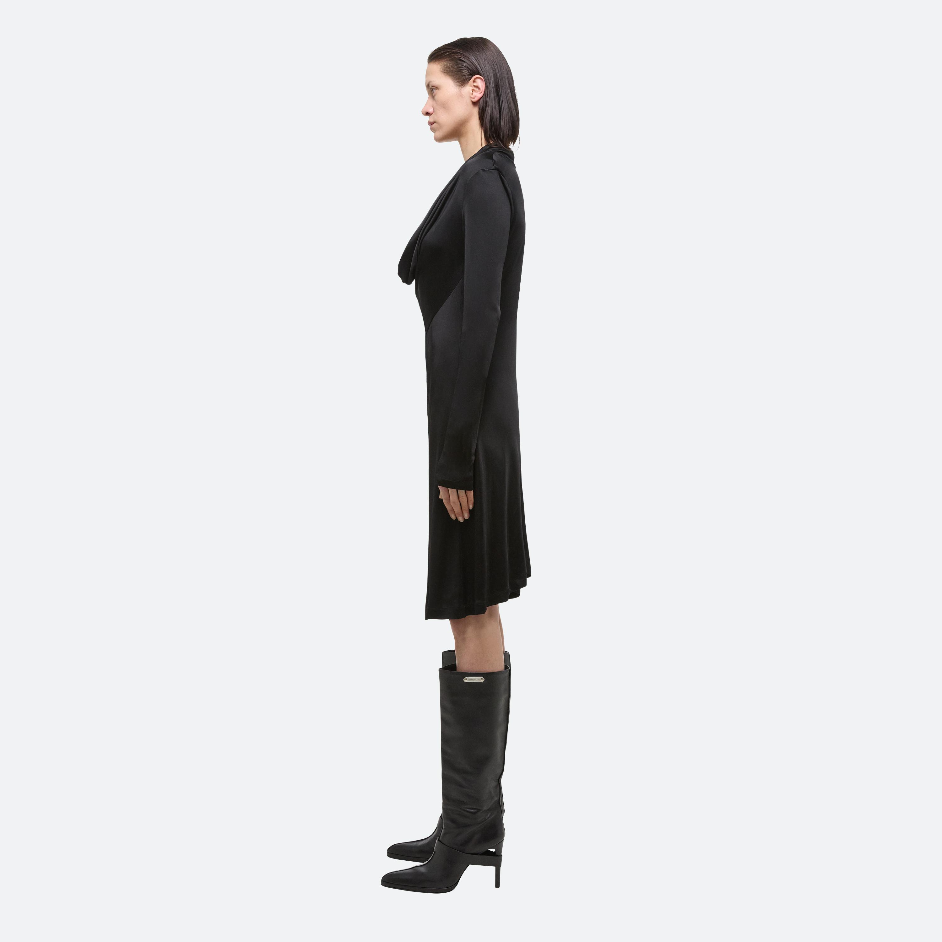 Helmut Lang Wind Halter Dress - Black | Editorialist