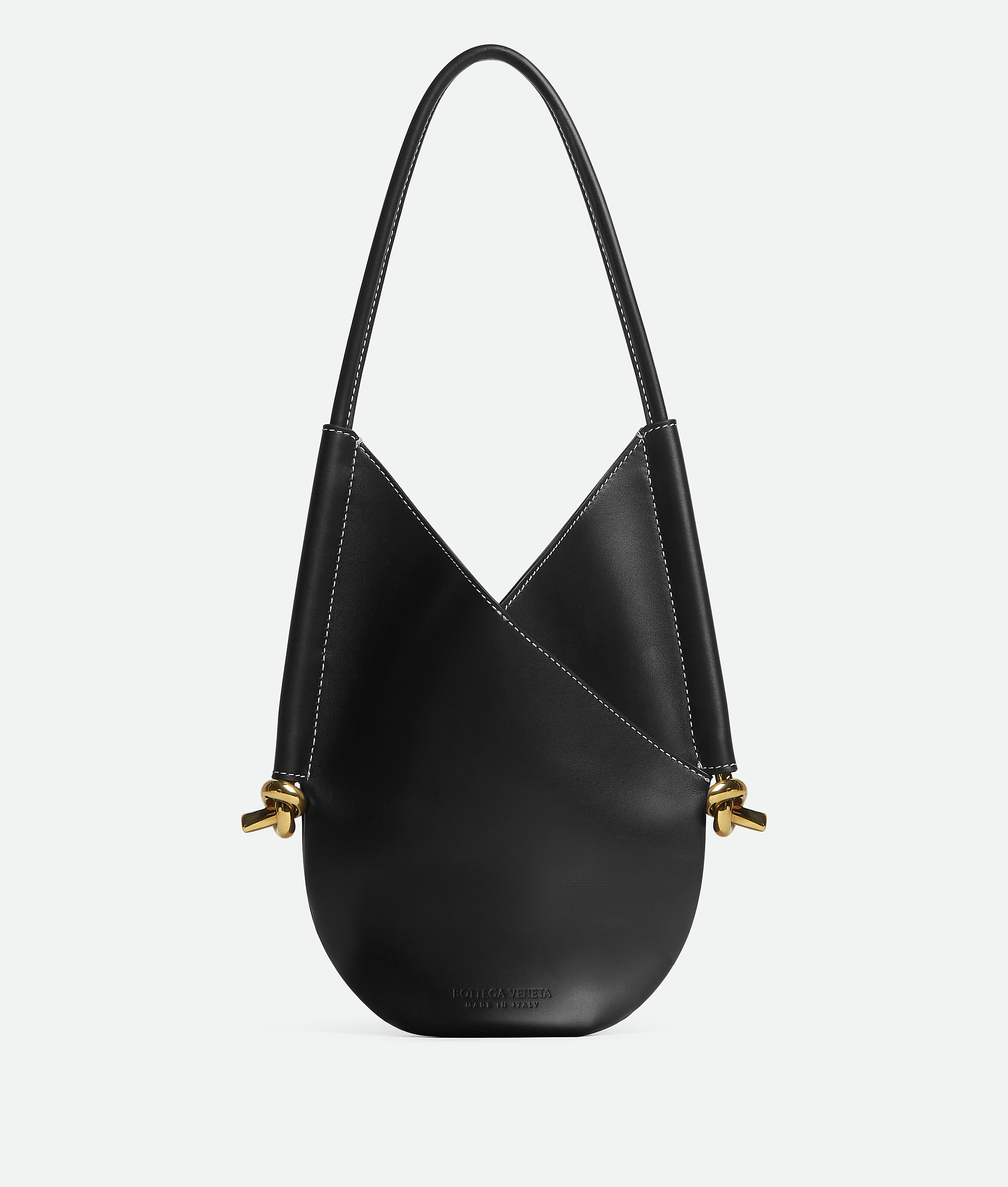 Bottega Veneta Small Solstice Shoulder Bag - Black | Editorialist