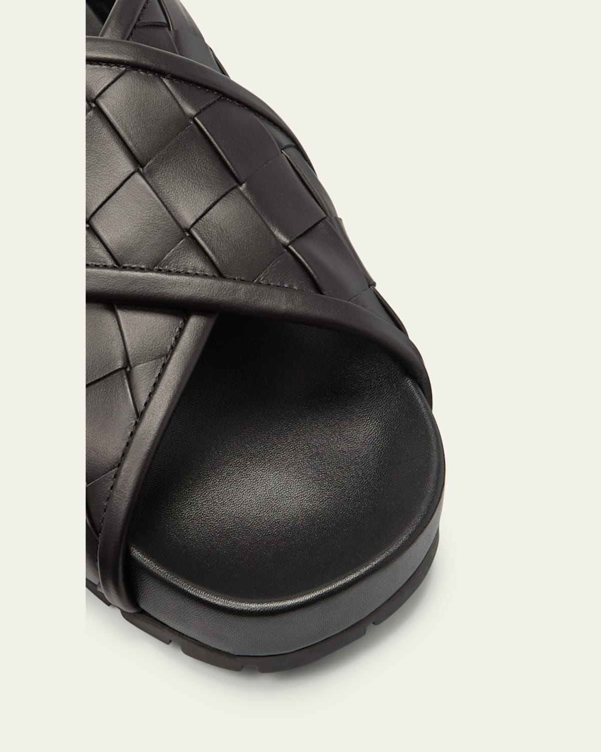Bottega Veneta Tarik Criss Cross Sandal - NWT BOTTEGA VENETA Tarik Intrecciato Suede Sandals for Men | MR  main image 3