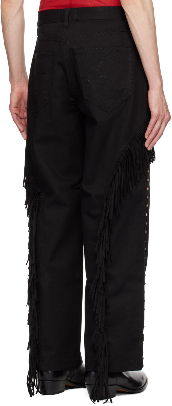Thug Club Castle Cowboy Trousers In Black - 49% Off | Editorialist