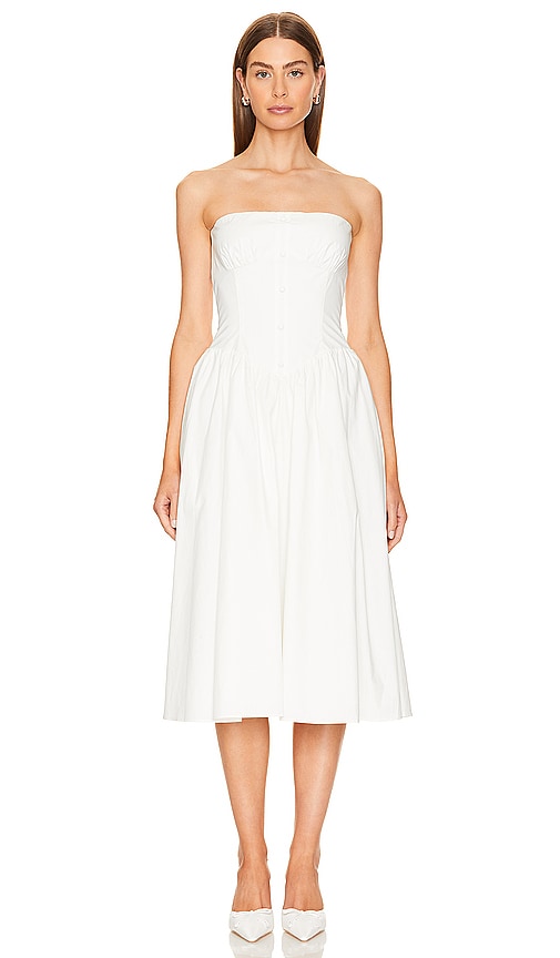 AMANDA UPRICHARD Amanda Uprichard Strapless Holland Dress
