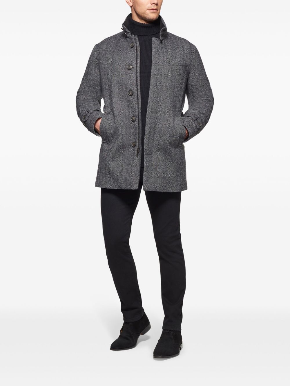 NORWEGIAN WOOL Virgin Wool-Cashmere Blend Coat