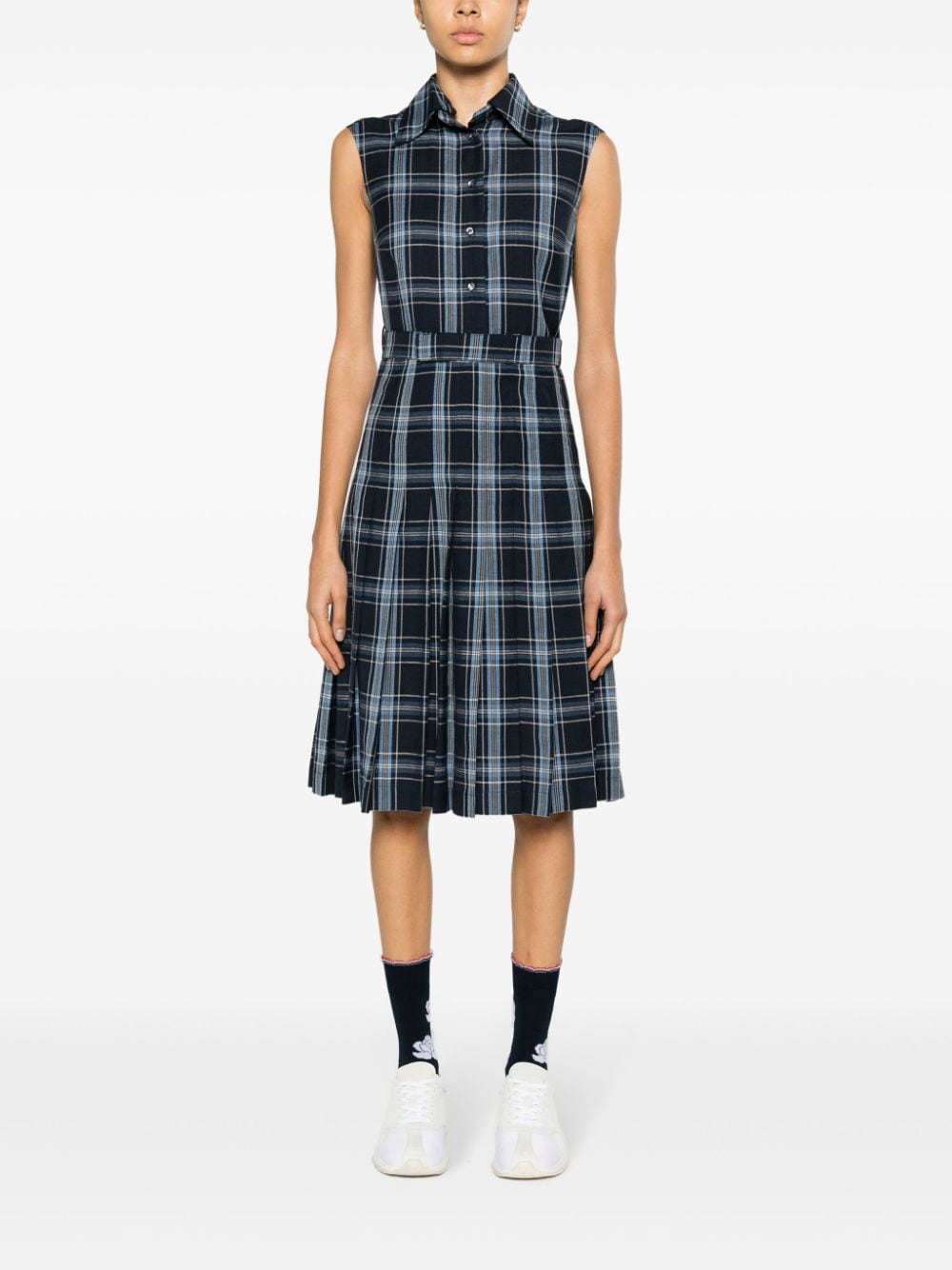 THOM BROWNE Thom Browne Plaid Shirtdress