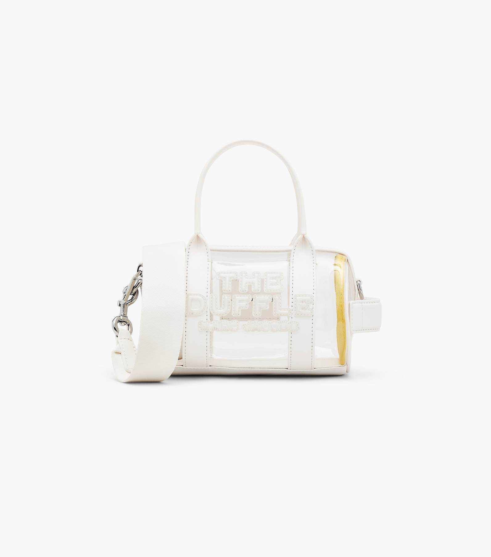 Marc Jacobs The Clear Mini Duffle Bag - White | Editorialist