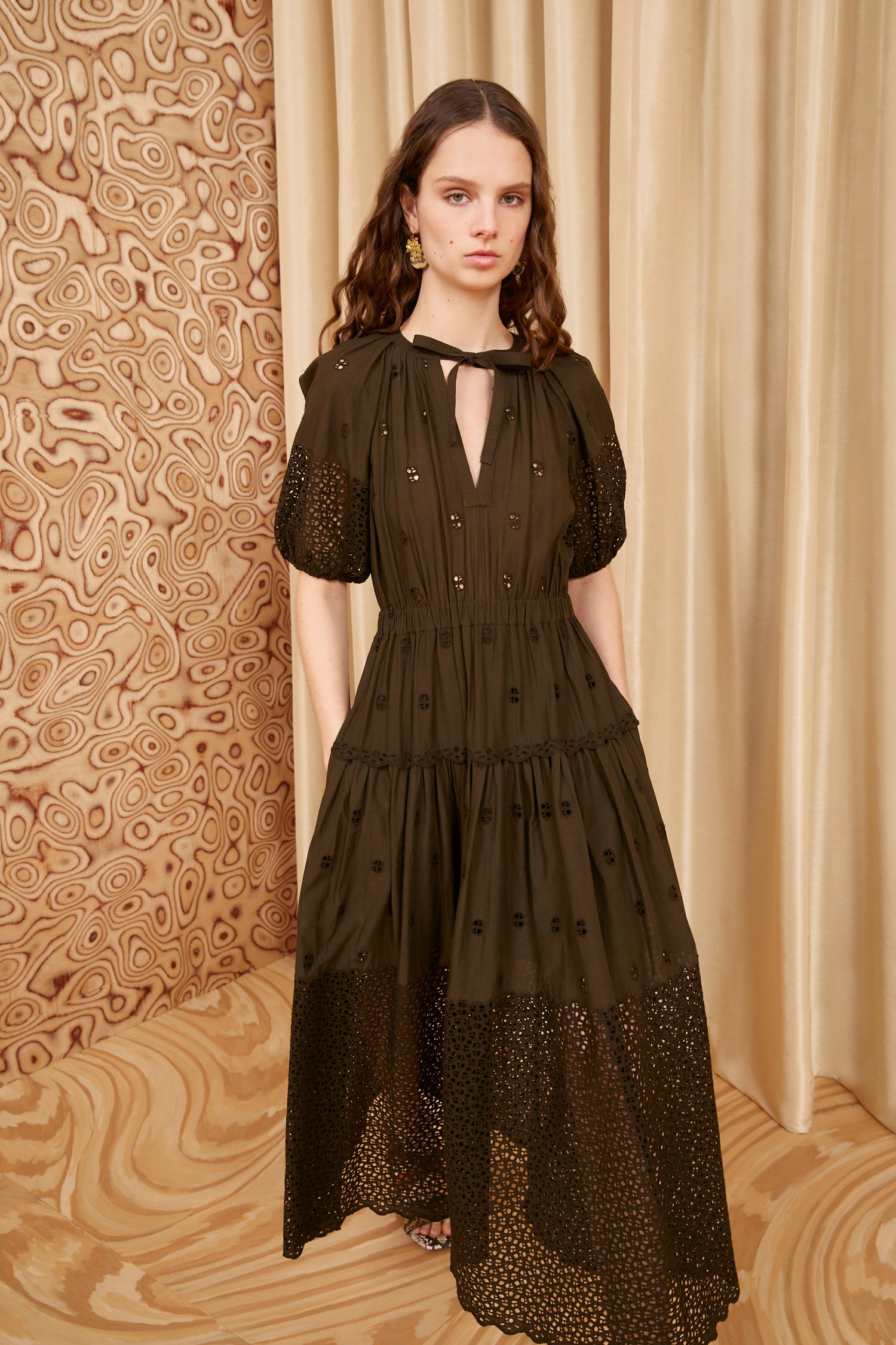 Ulla Johnson Nova Dress In Militaire - 70% Off | Editorialist Ulla Johnson Nova Dress In Militaire - 70% Off | Editorialist
