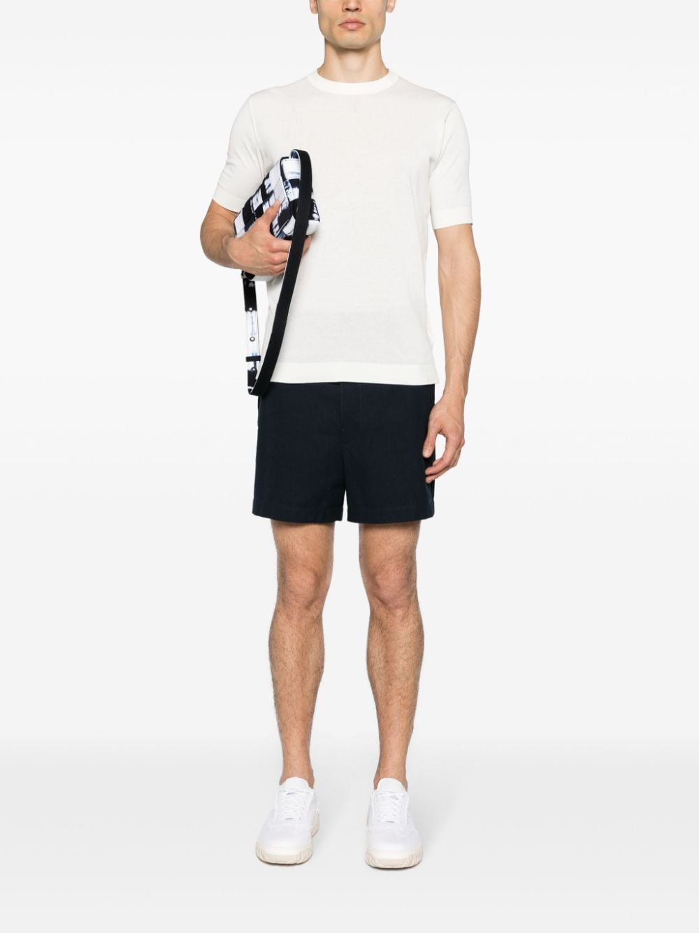 DELL'OGLIO crew-neck cotton t-shirt