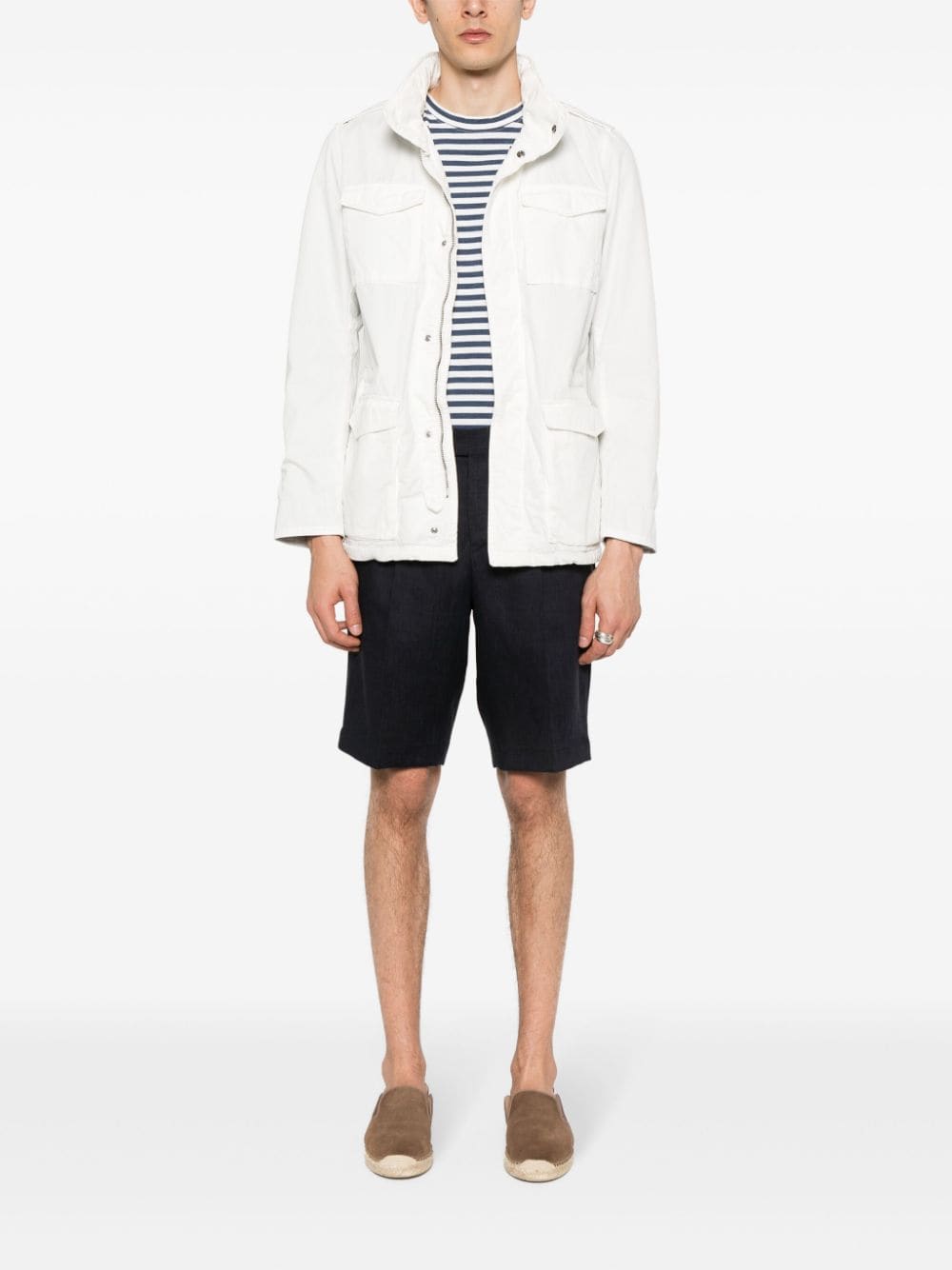 PT TORINO PT Torino Linen Bermuda Shorts