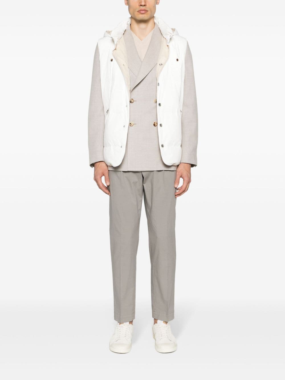 DELL'OGLIO mid-rise tapered chinos
