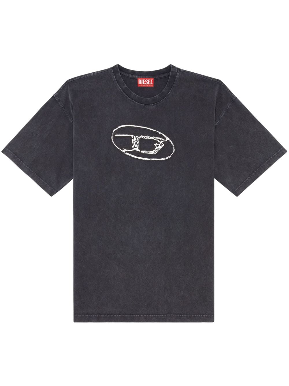 DIESEL ロゴTシャツ DIESEL® Logo-print Cotton T-shirt - Black | Editorialist
