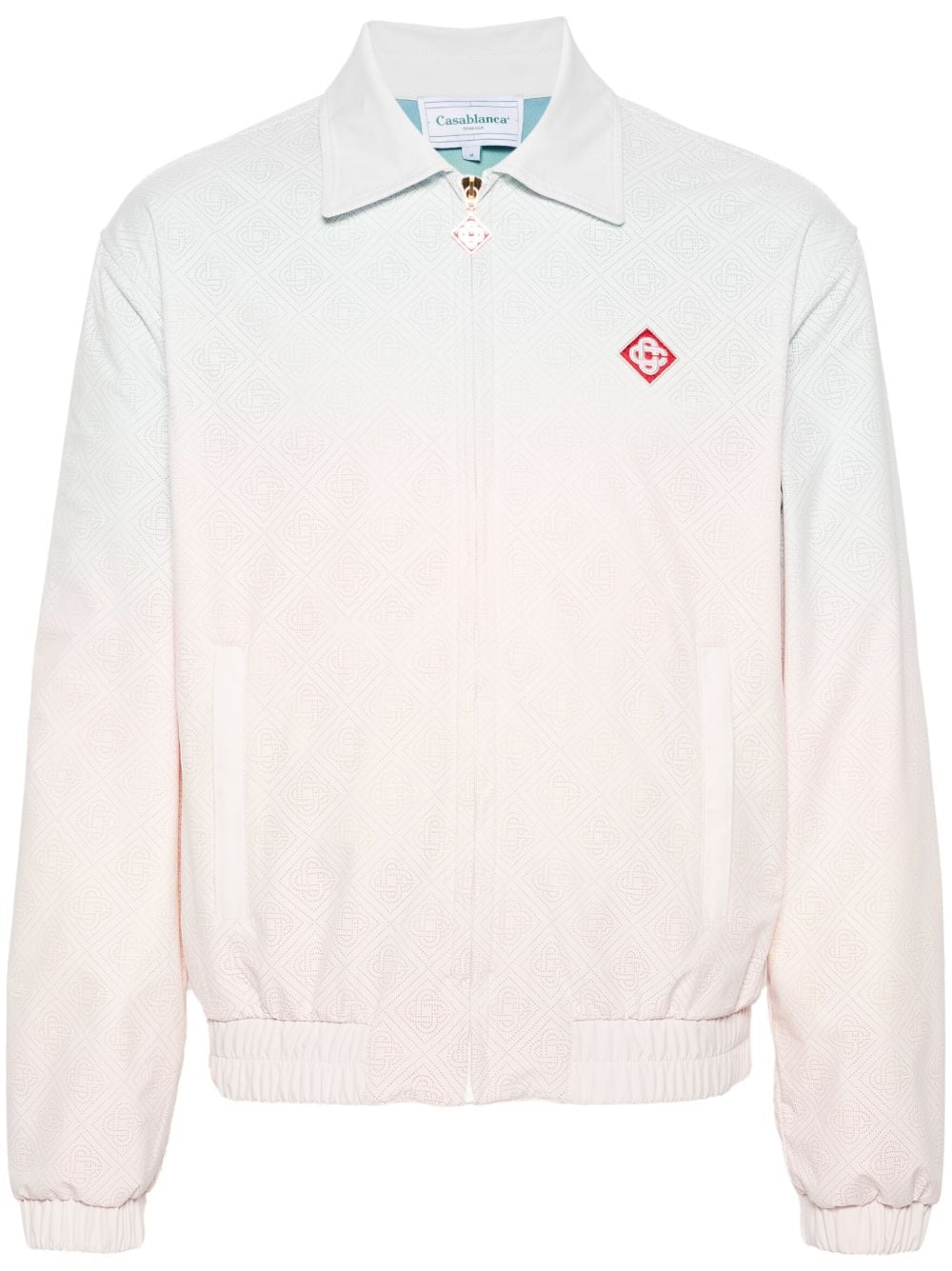 CASABLANCA Casablanca Perforated-Monogram Gradient Jacket