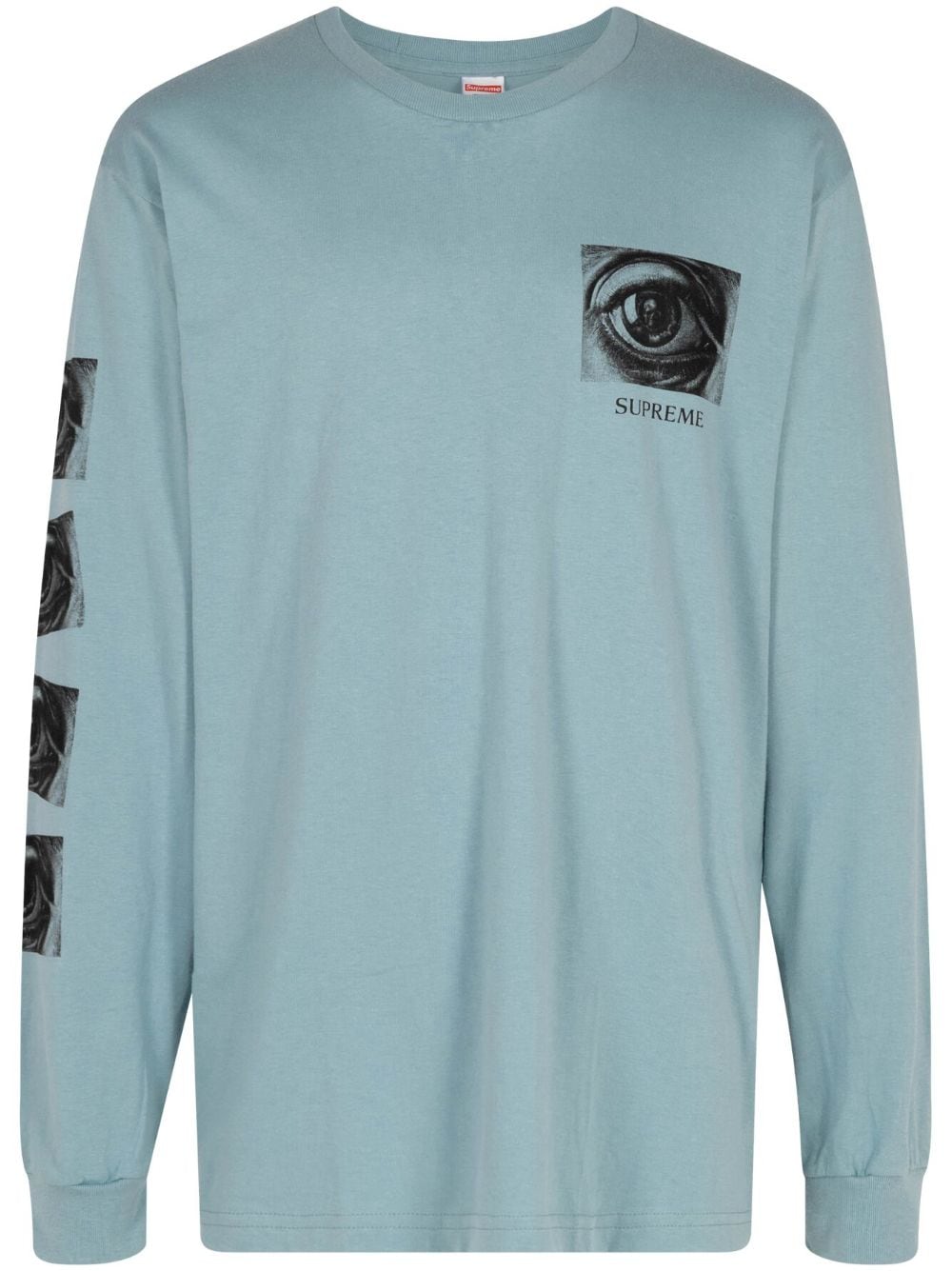 Supreme M.C. Escher Eye Cotton T-Shirt - Blue | Editorialist