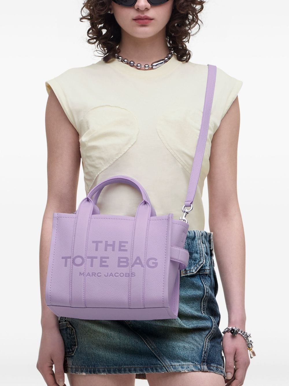 Marc Jacobs Leather Tote Bag - Purple | Editorialist