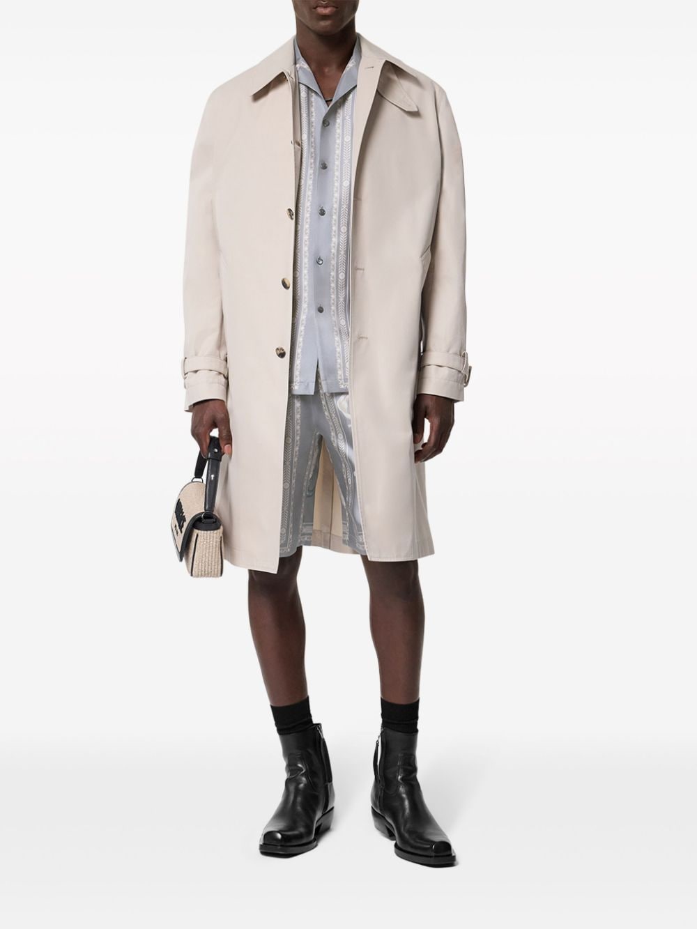 VERSACE barocco sea silk shirt