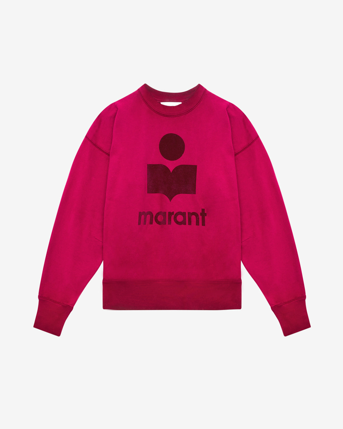 Marant Etoile Mobyli Cotton-Blend Fleece Sweatshirt - Anthracite 