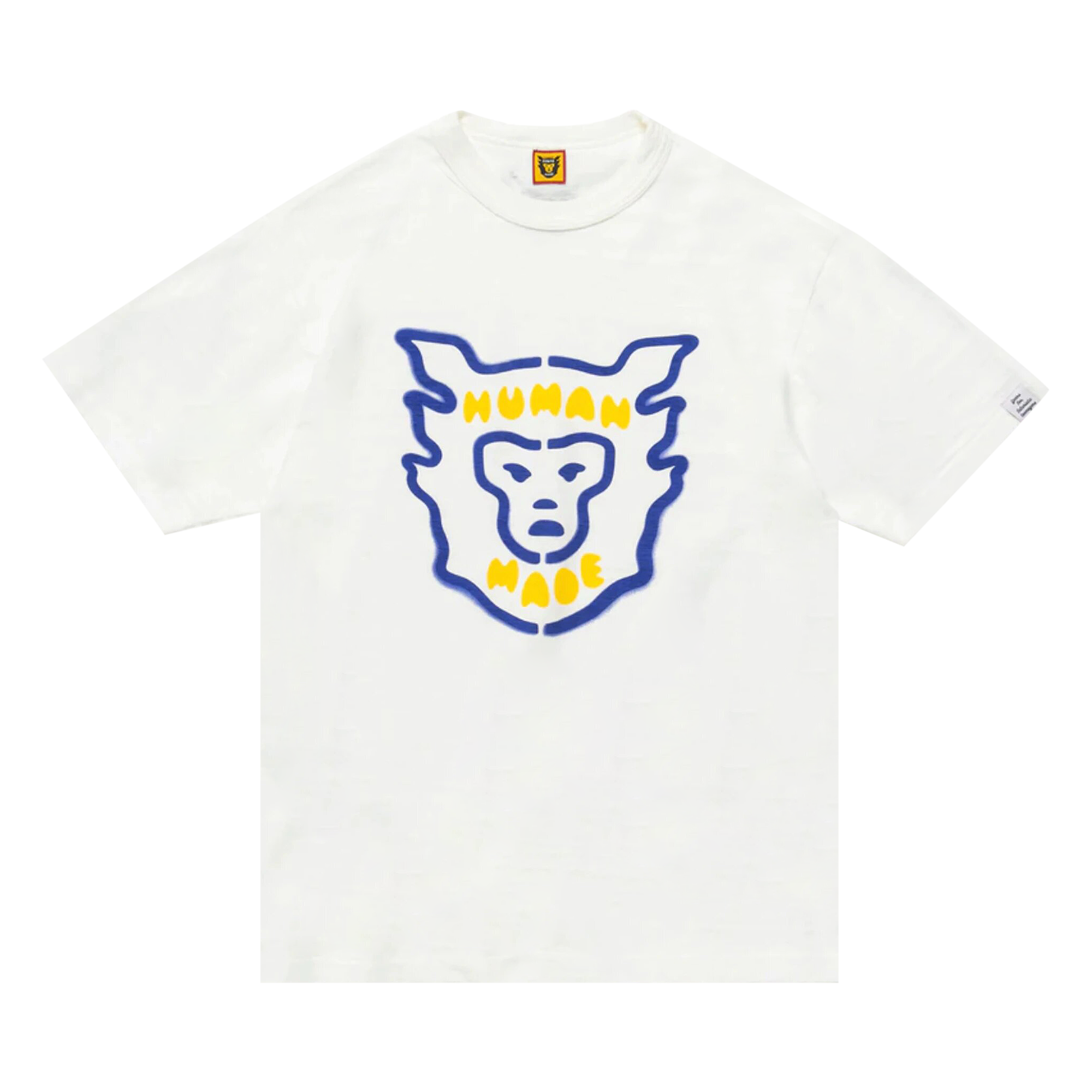 Human Made Face Logo 2309 T-Shirt In White | Editorialist