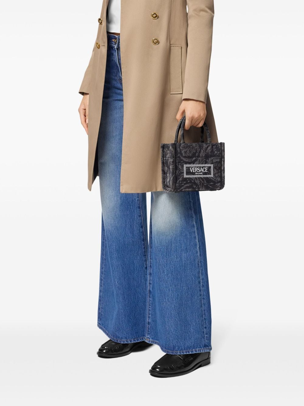 VERSACE Versace Barocco Athena Extra Small Tote Bag