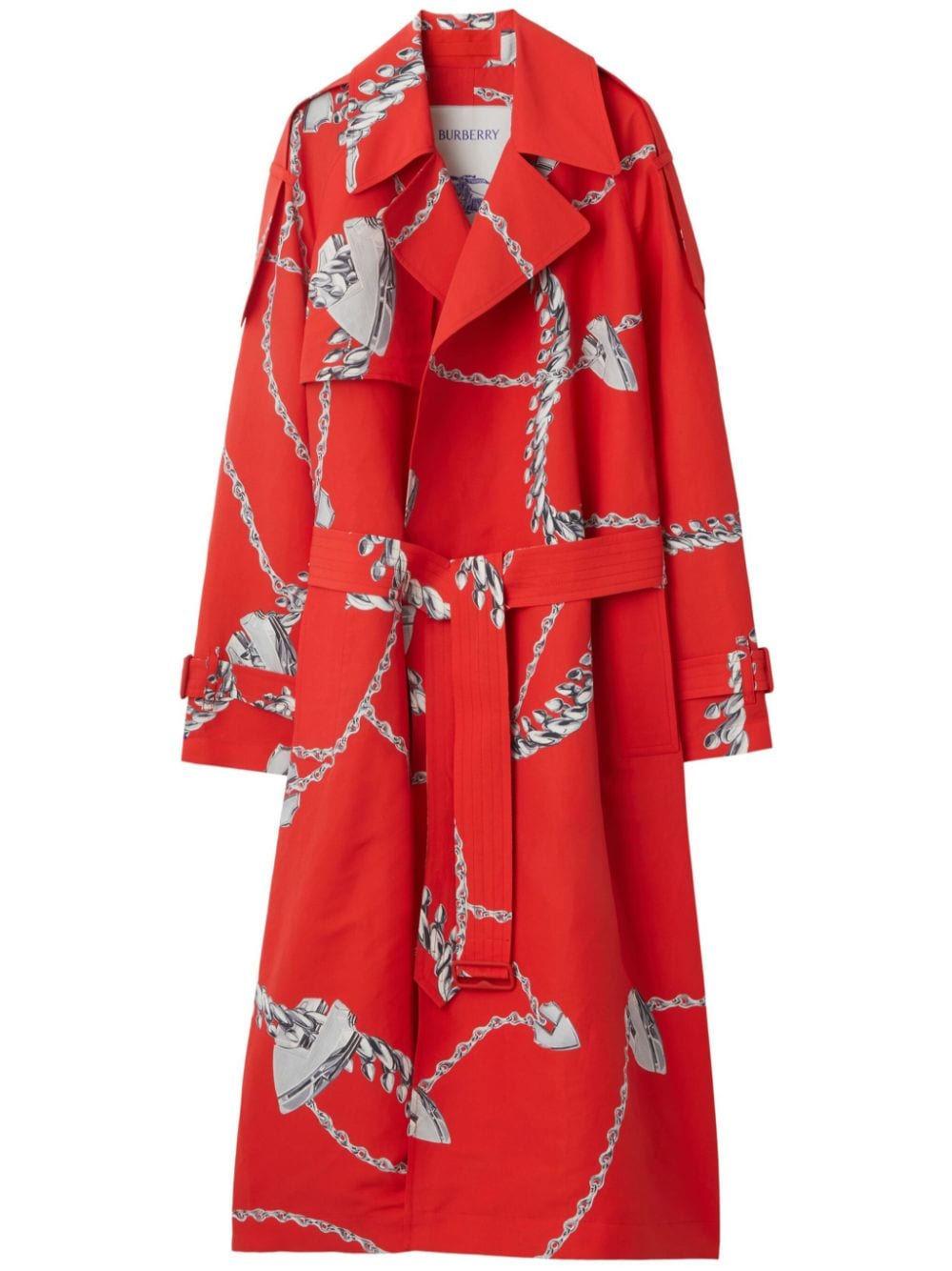 BURBERRY Shield Hardware Taffeta Trench Coat