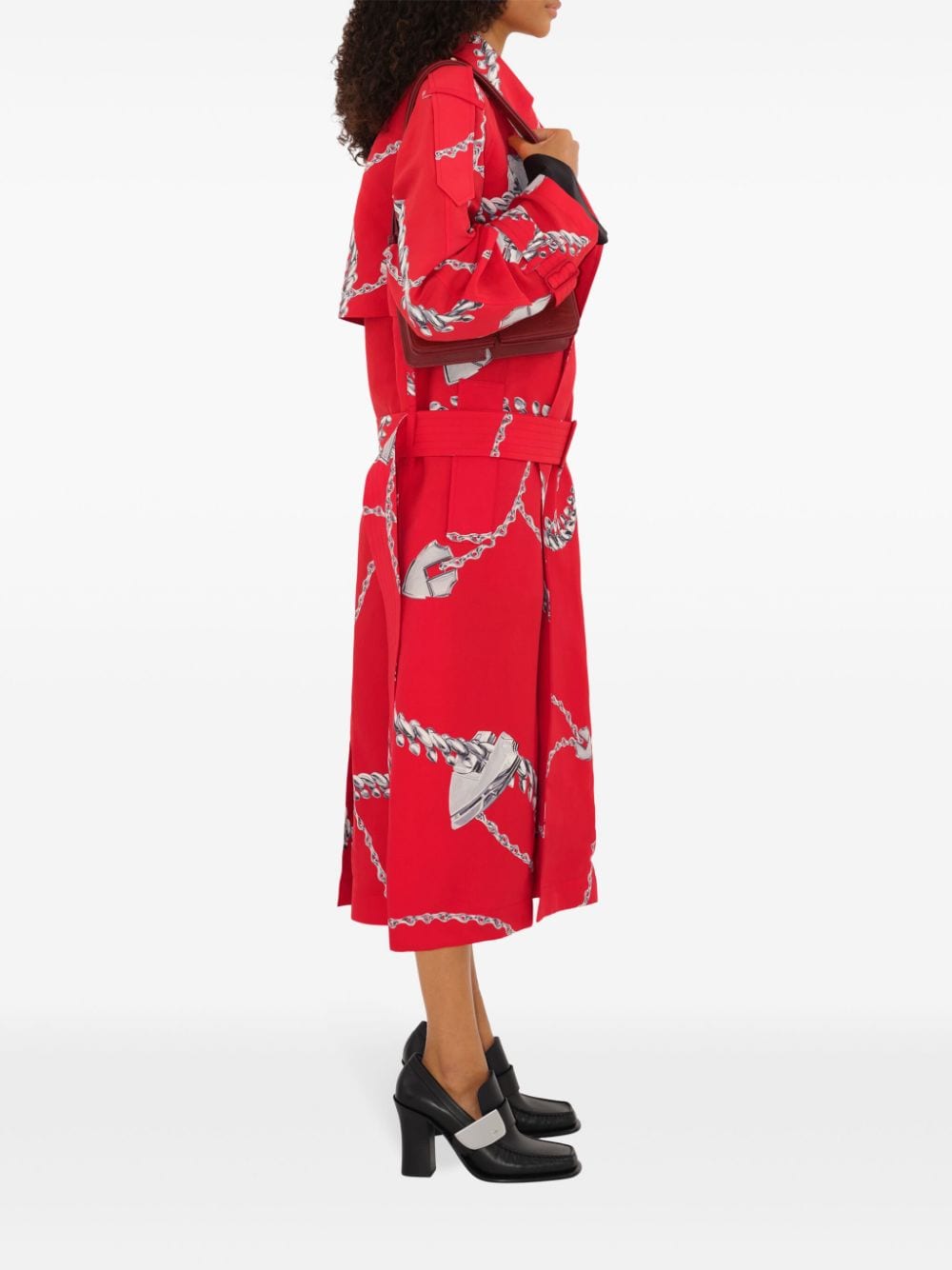 BURBERRY Shield Hardware Taffeta Trench Coat