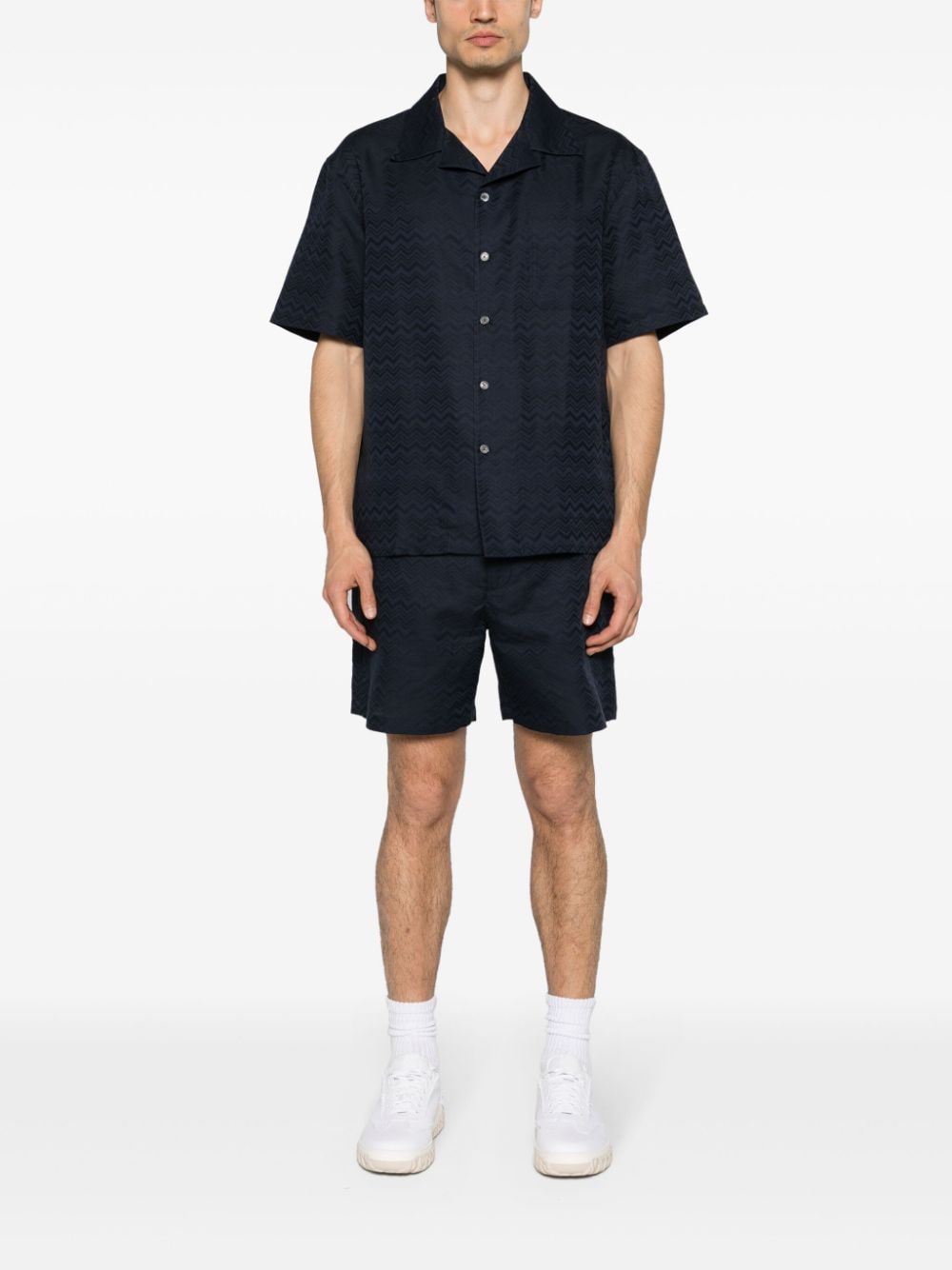 MISSONI Missoni Chevron-Jacquard Chino Shorts
