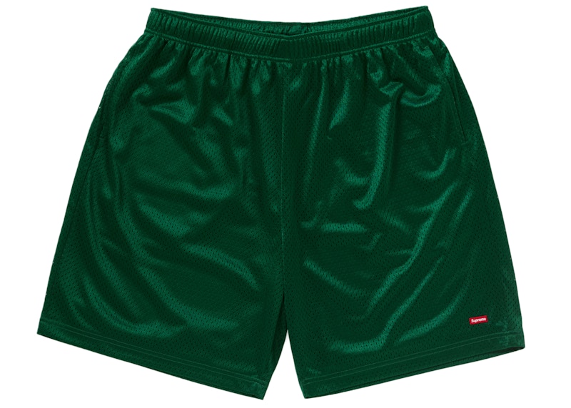Supreme Small Box Baggy Mesh Short Ss24 - Green | Editorialist
