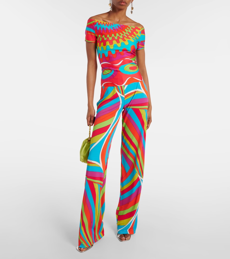 EMILIO PUCCI Pucci Iride Printed Straight Pants
