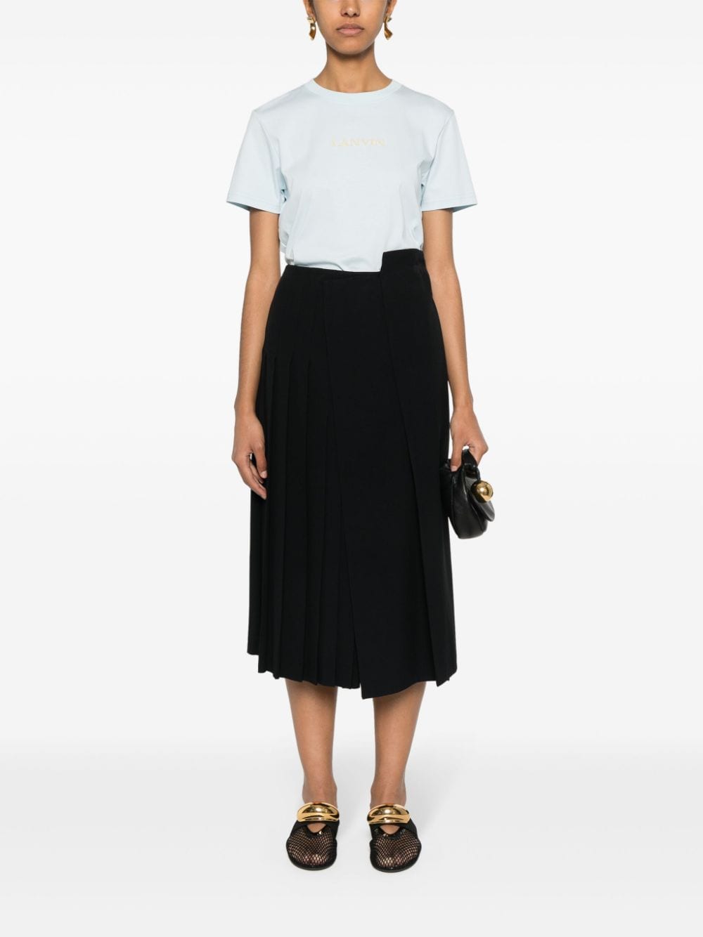 LANVIN Lanvin Embroidered Logo T-Shirt