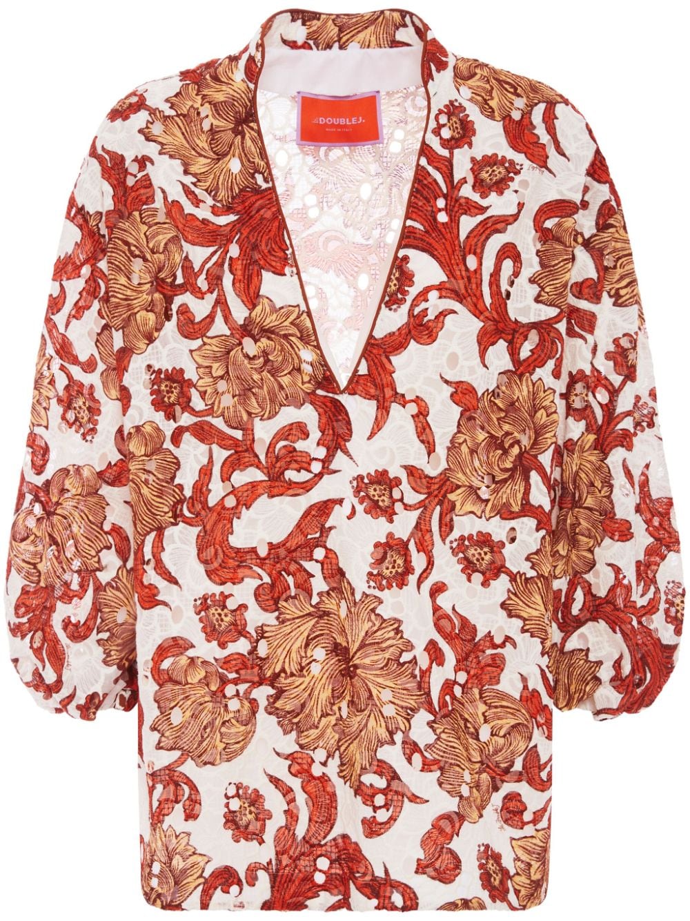 LA DOUBLEJ La DoubleJ Balloon-Sleeves Cotton Tunic