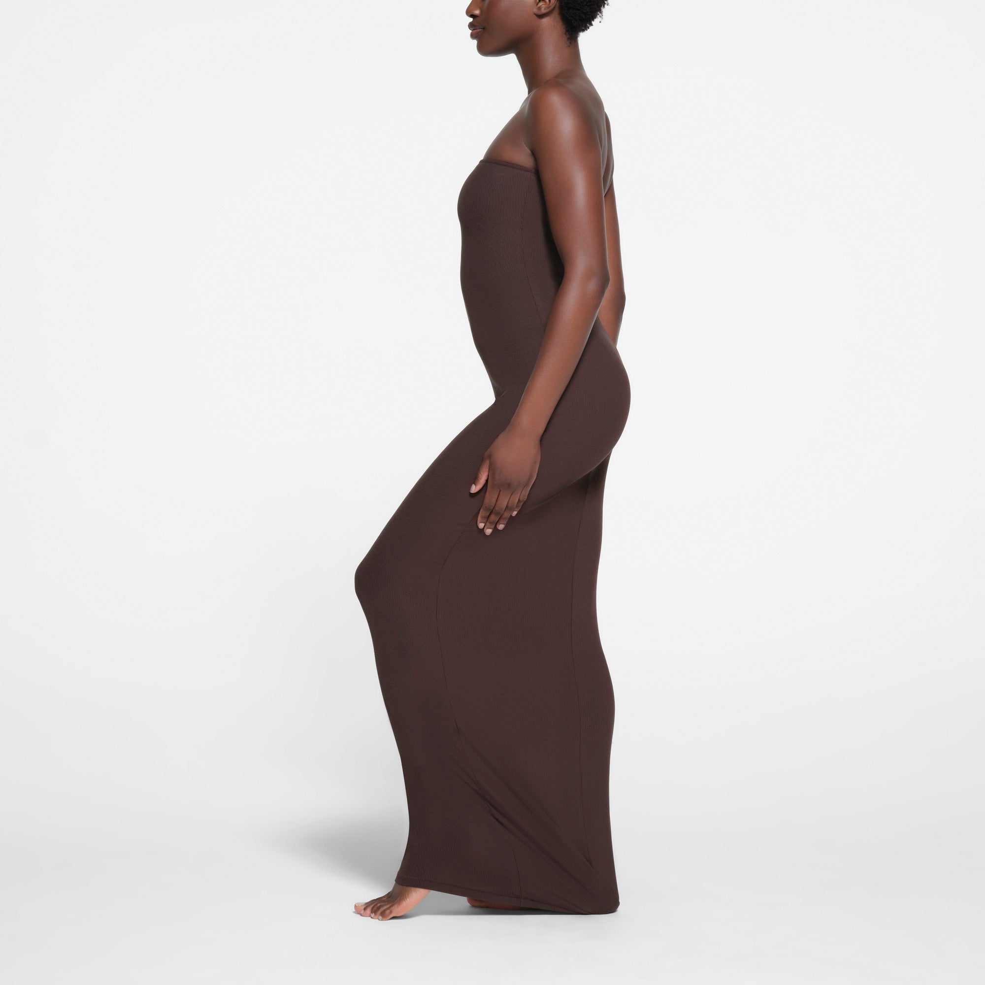 skims brown tube dress Soft Lounge - Phoenix Select your size:14