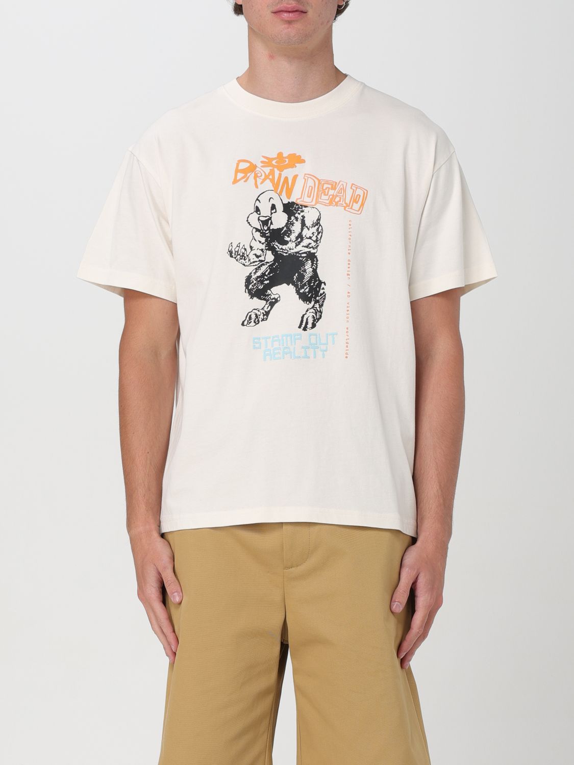 Brain Dead T-Shirt In Beige - 39% Off | Editorialist