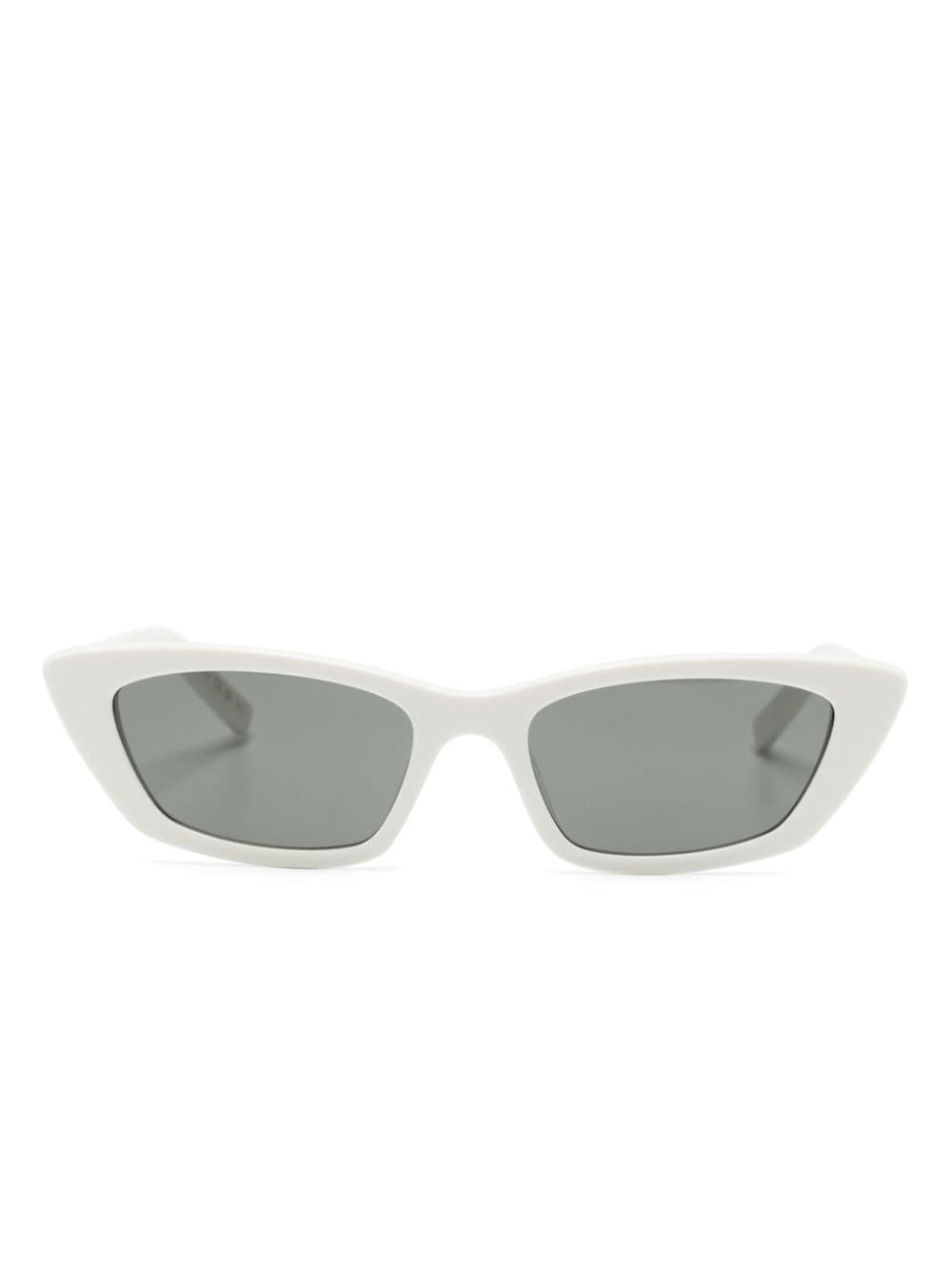 Saint Laurent Cateye Sunglasses SL277 in White Saint Laurent SL277 Cat Eye Sunglasses in White – Designer  main image 3