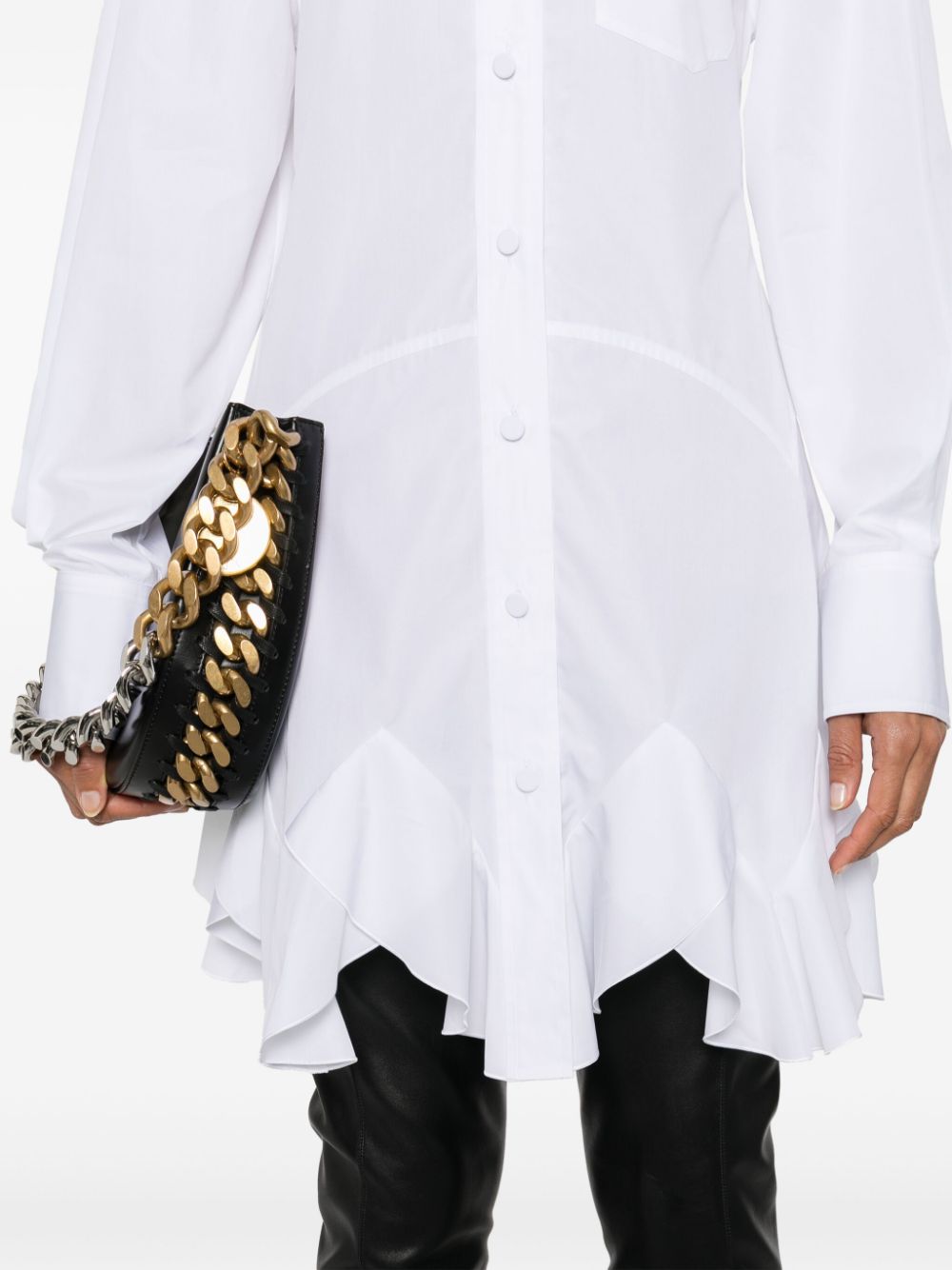 Buy Stella McCartney Logo-embroidered Mini Dress - White At 35% Off | Editorialist Buy Stella McCartney Logo-embroidered Mini Dress - White At 35% Off | Editorialist