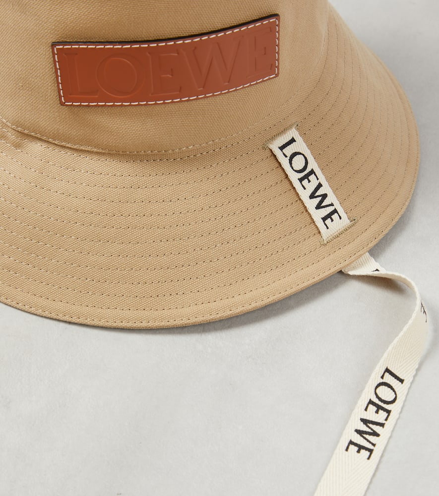 Loewe Logo Bucket Hat - White | Editorialist display picture 1