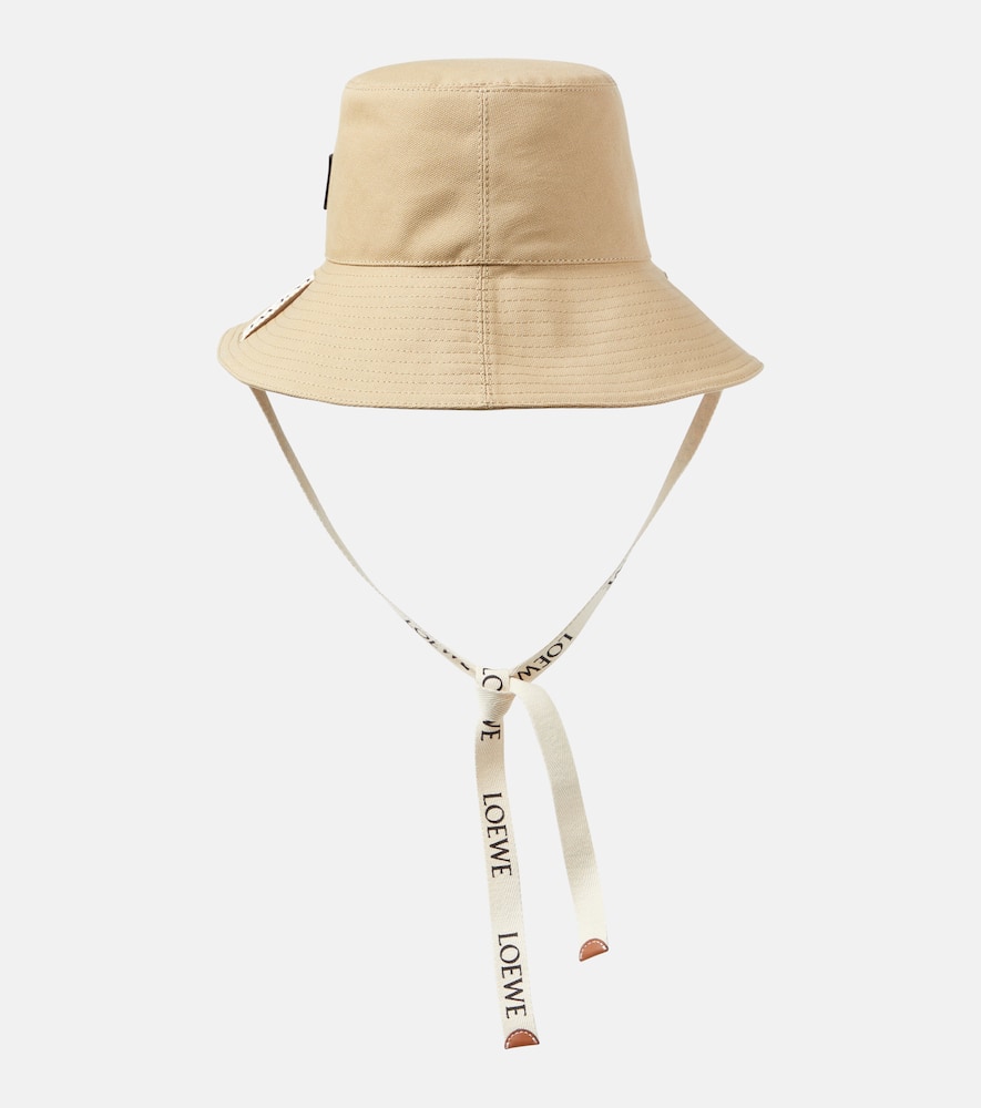 Loewe Logo Bucket Hat - White | Editorialist display picture 3