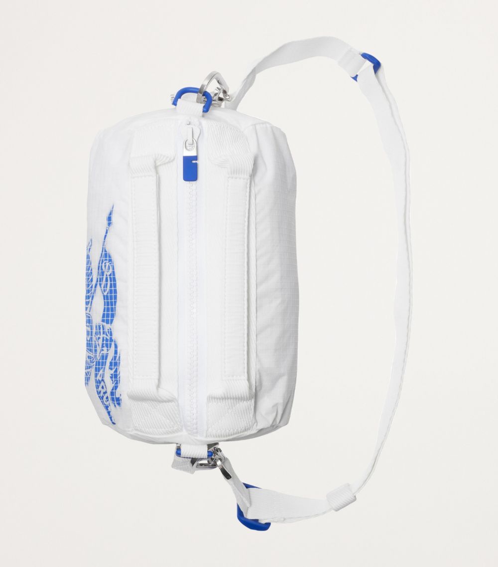 Burberry Extra Small Ekd Duffle Bag - White | Editorialist